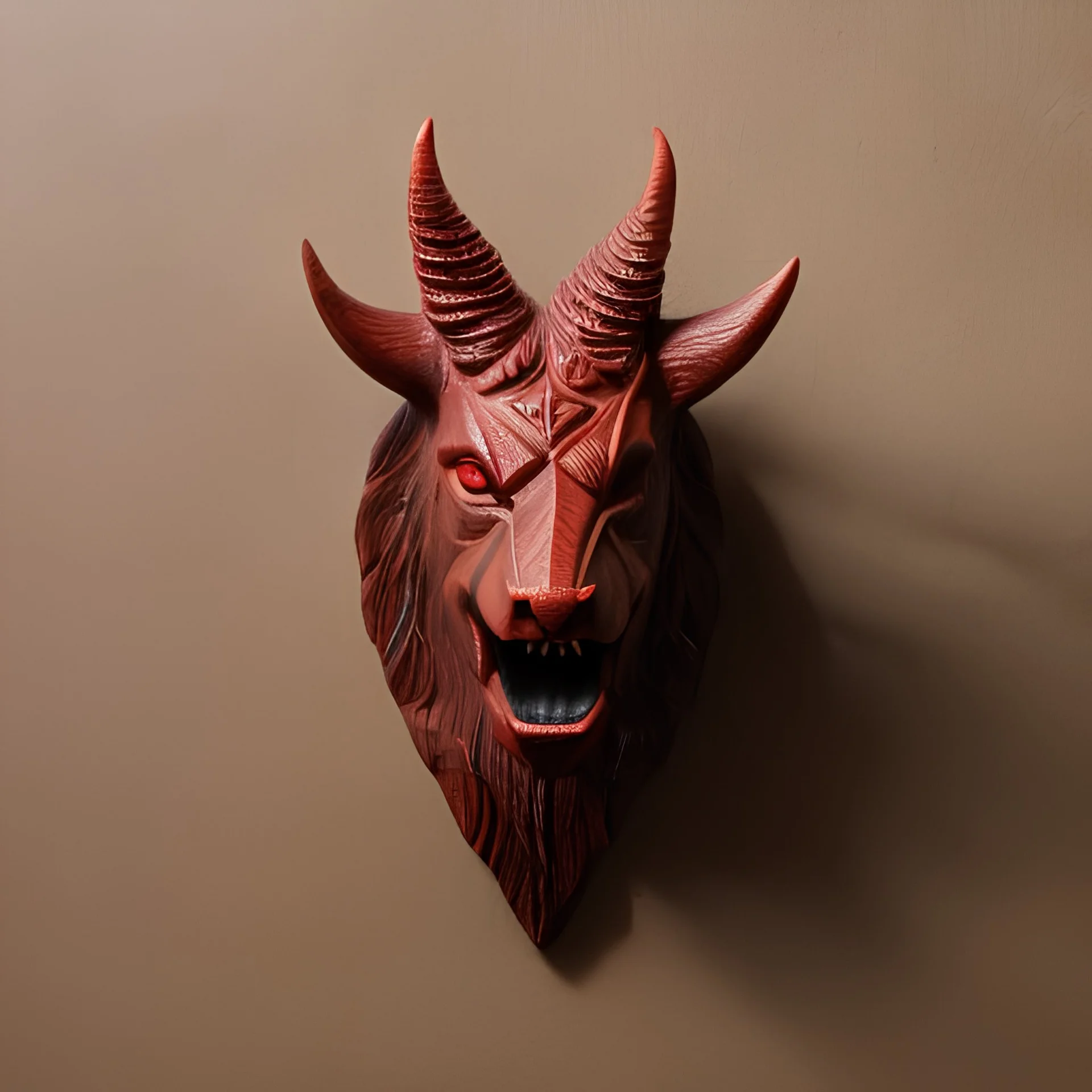 "sculpture of devil head by Witkacy, h..." | Gallery | Stablecog