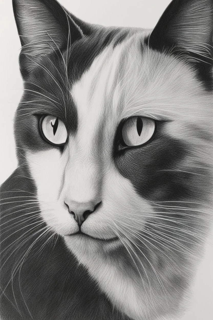 Portrait pencil cat | @latifaa