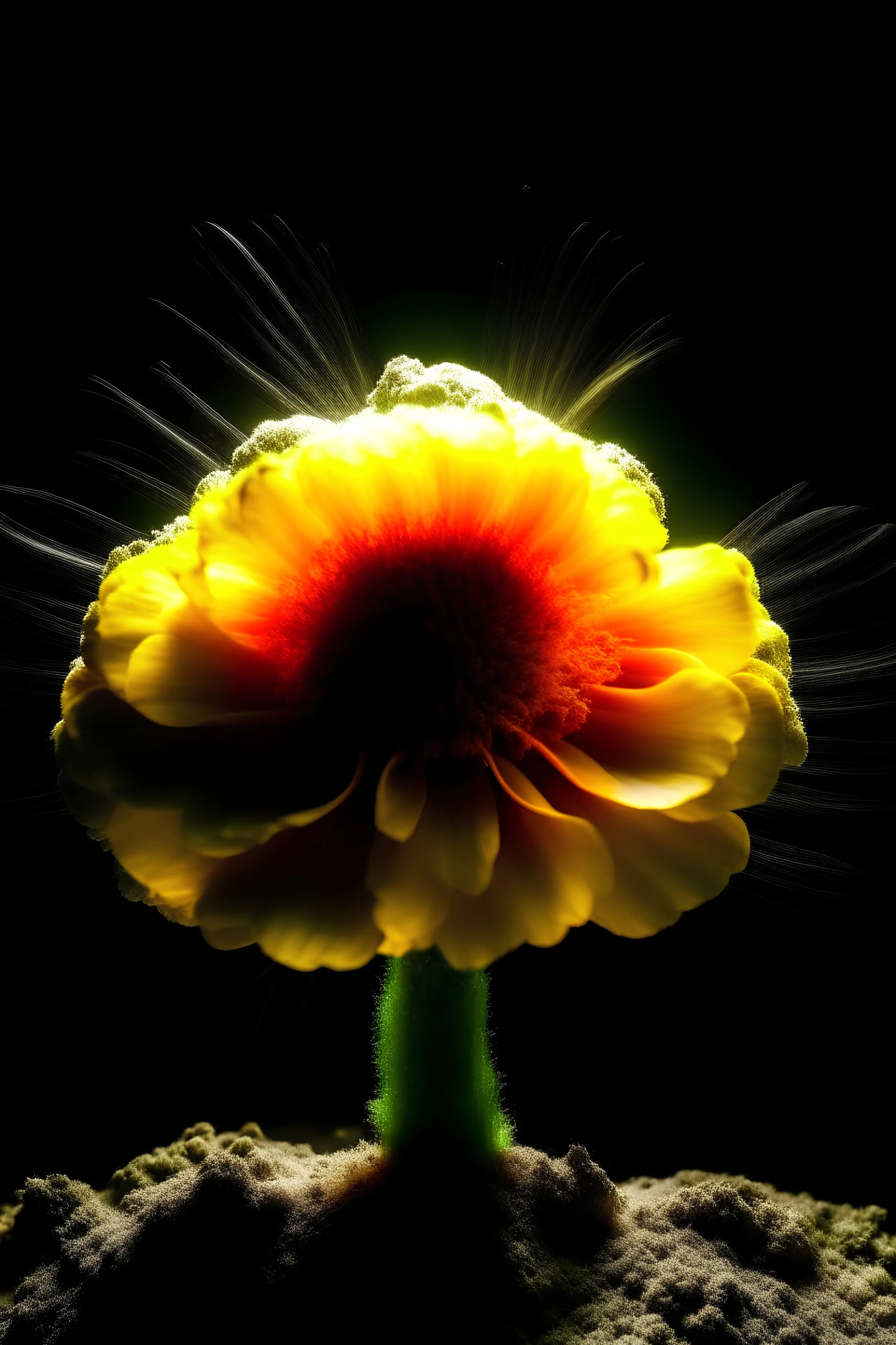 "Nuclear blast on flower" | Gallery | Stablecog