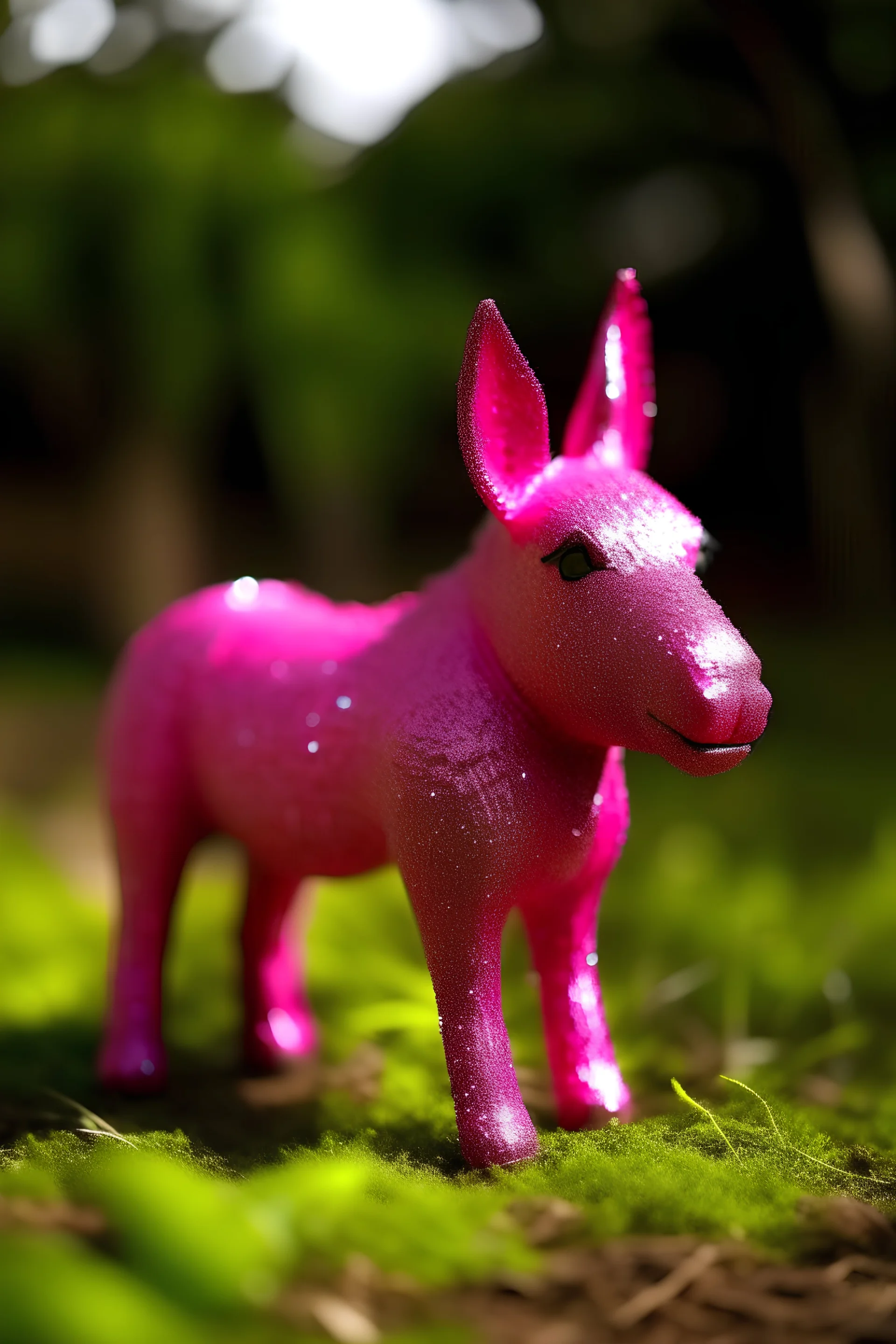 "a pink sparkly donkey" | Gallery | Stablecog