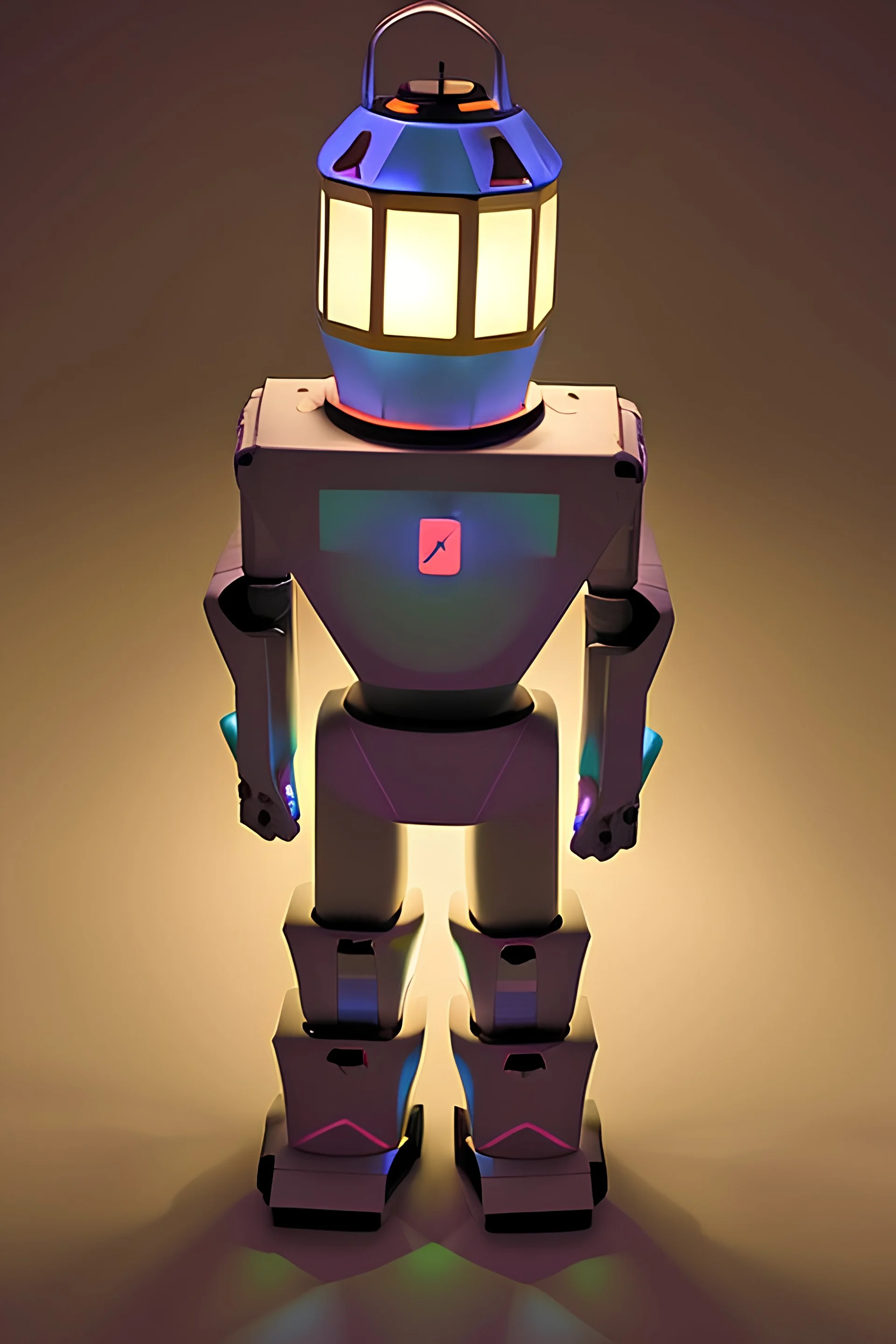 "A robot holding a lantern" | Gallery | Stablecog