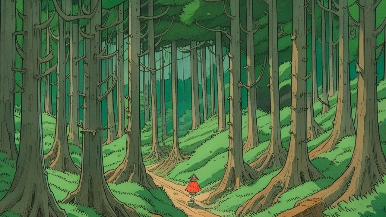 Forest drawn by studio ghibli | Gallery