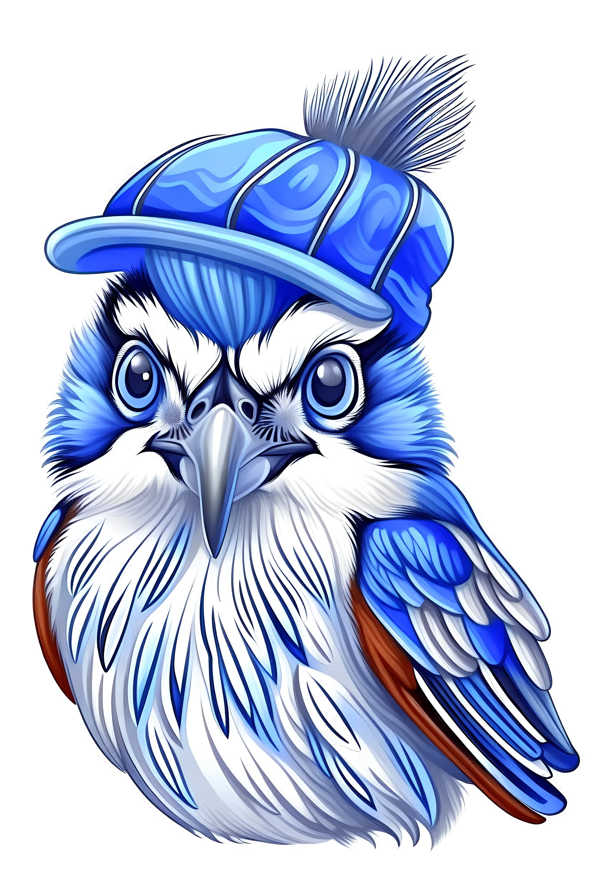 "realistic cute little blue jay eyes t..." | Gallery | Stablecog