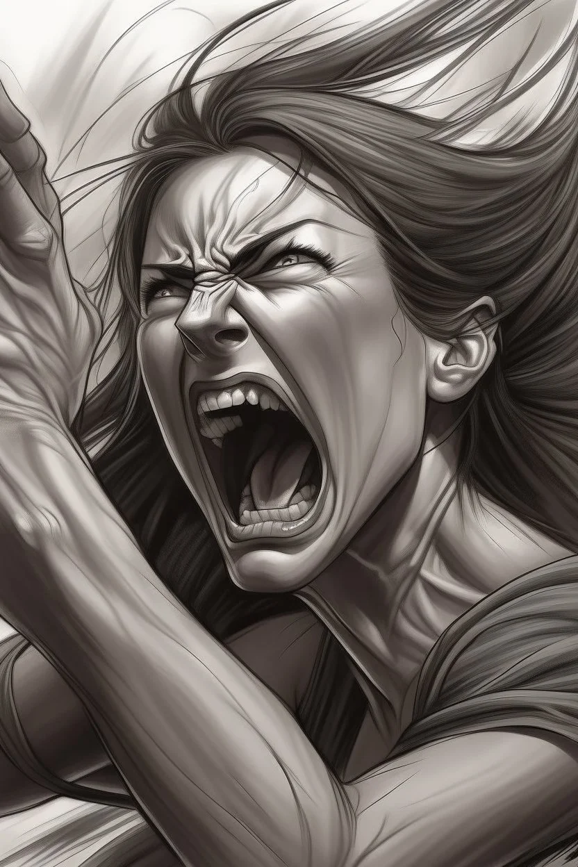 "woman battle cry scene, ultra-realistic ..." | @Equestris on Stablecog