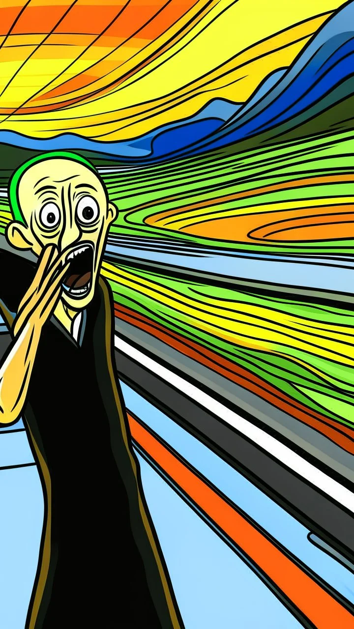 "L'urlo di Munch che si fa un selfie" | @cordy on Stablecog