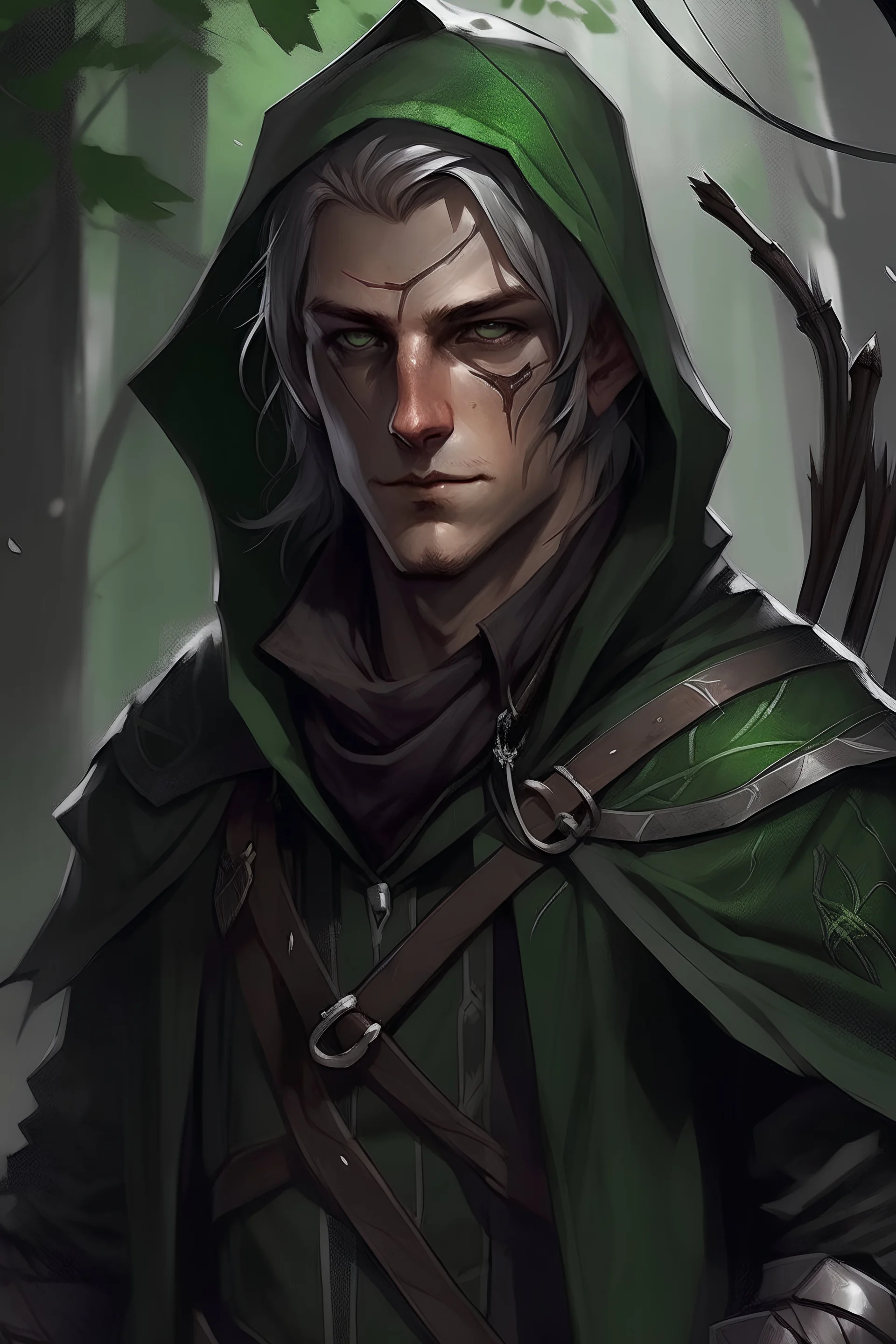  35 Year Old Male Dark Rogue Wood Elf Gallery Stablecog