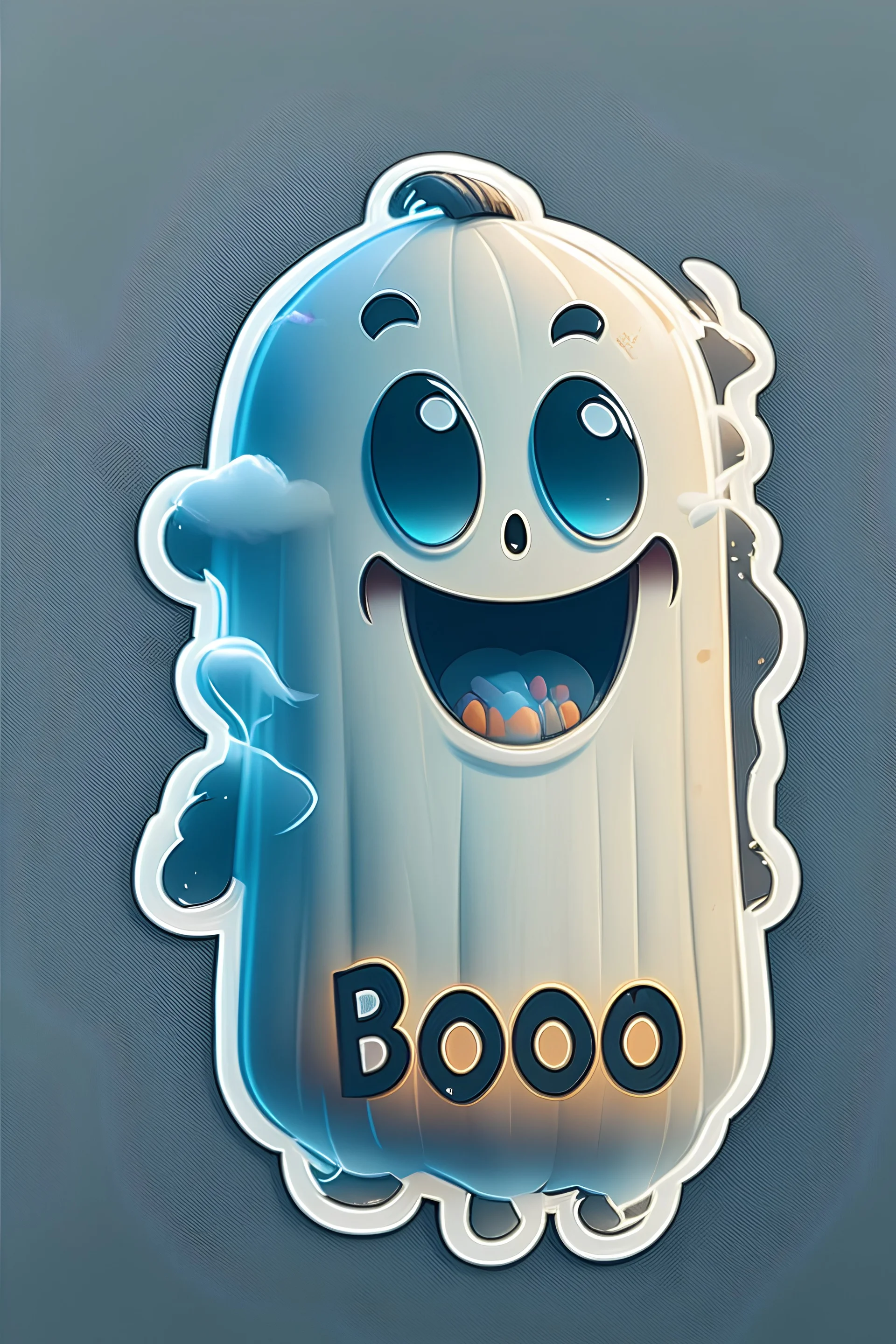 "Sticker Cute, smile, A ghost, cartel ..." | Gallery | Stablecog