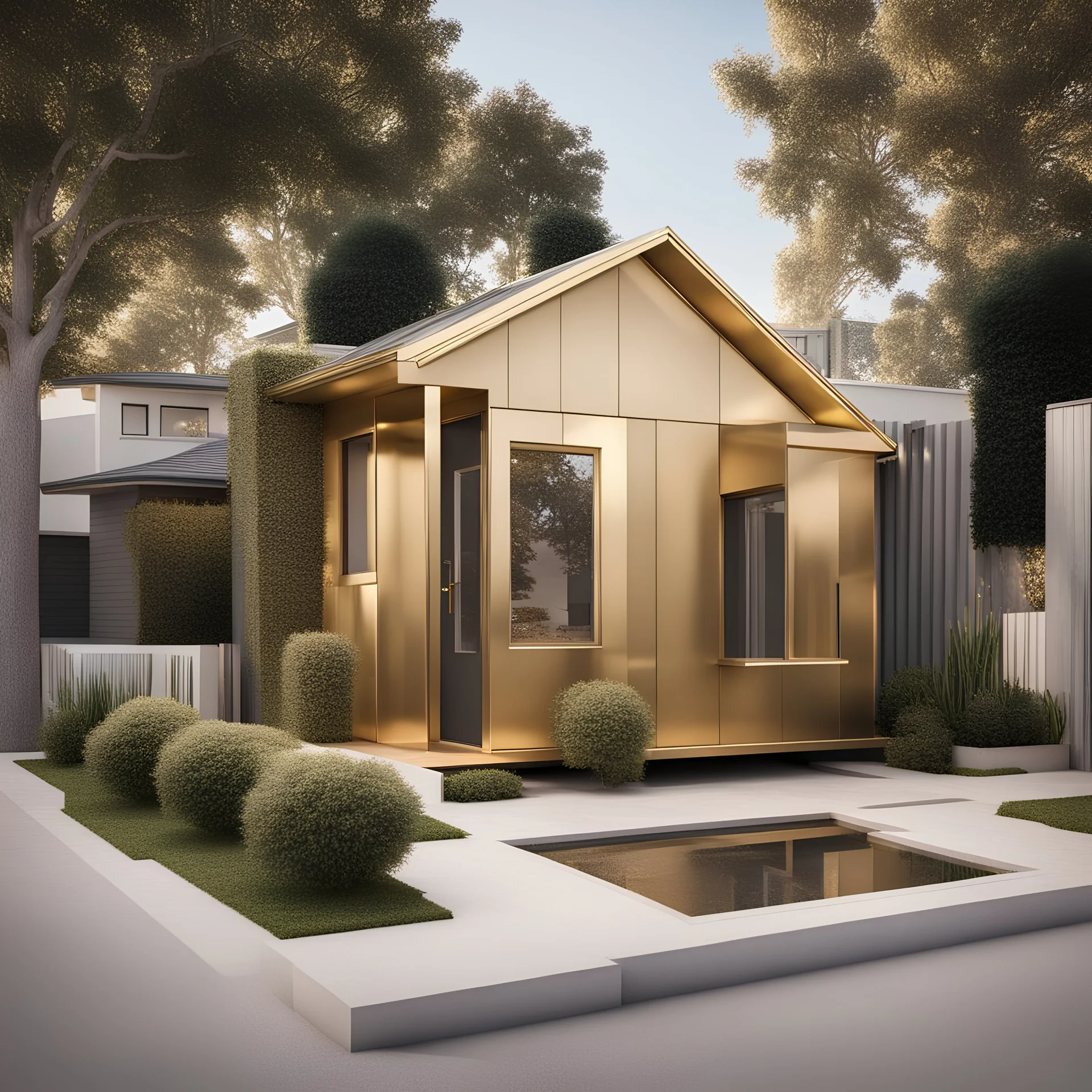 "a gold small home in a neighborhood o..." | Gallery | Stablecog
