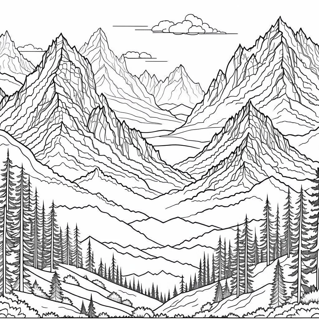 "Magnificent peaks amid tranquil nature, ..." | @teampk on Stablecog