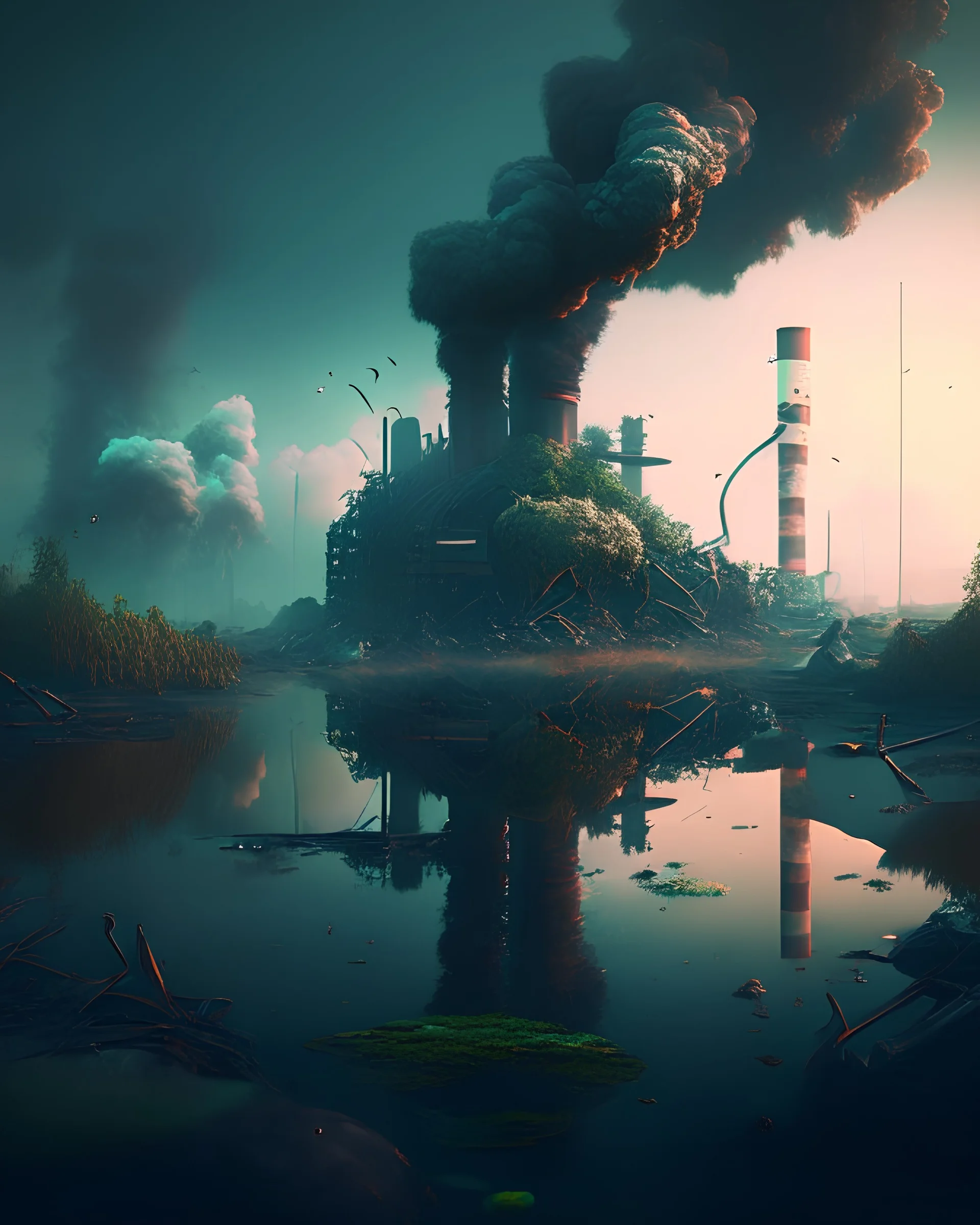 "environmental pollution, 8k" | Gallery | Stablecog