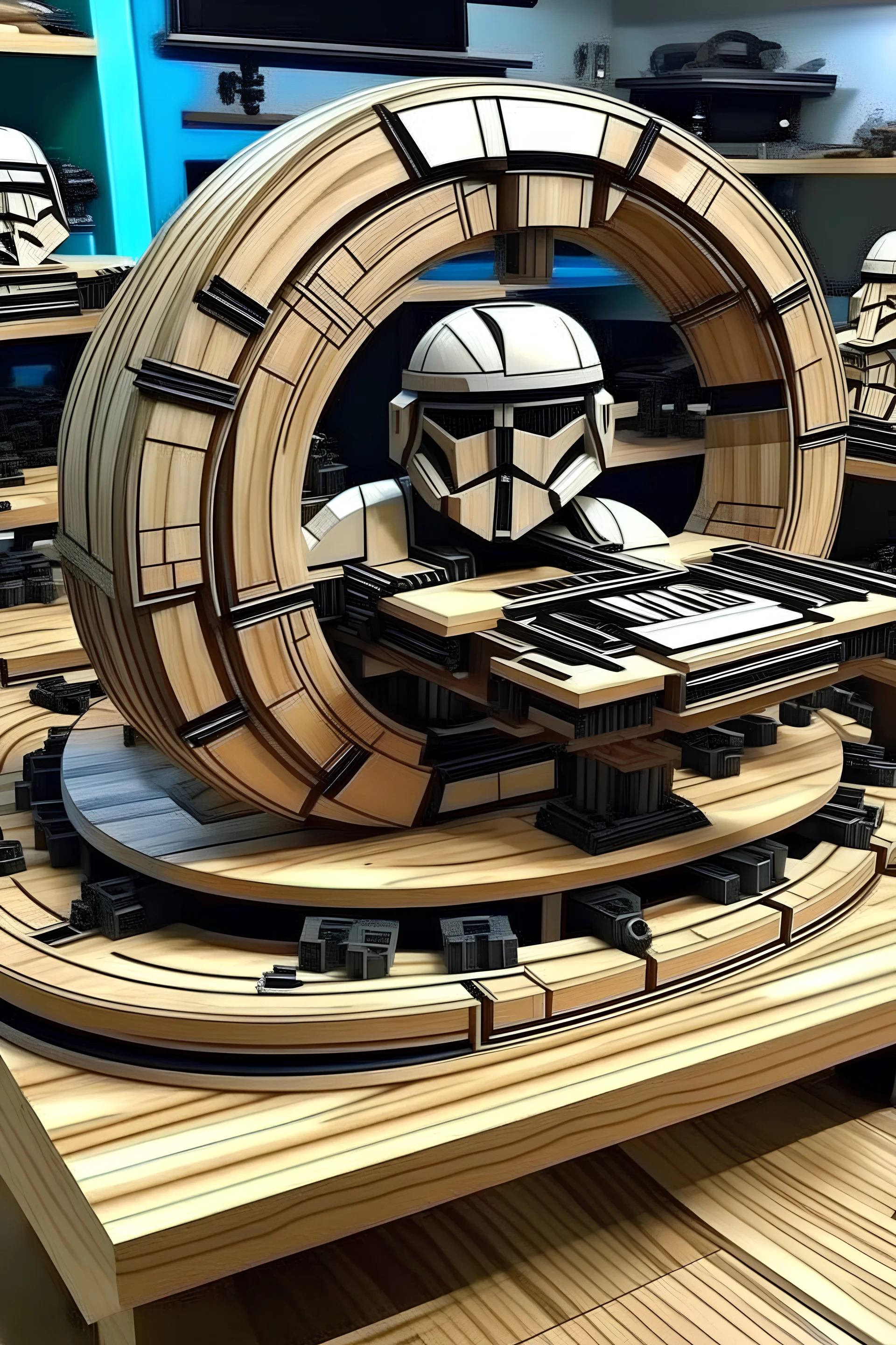 "show the star wars style circular saw..." | Gallery | Stablecog