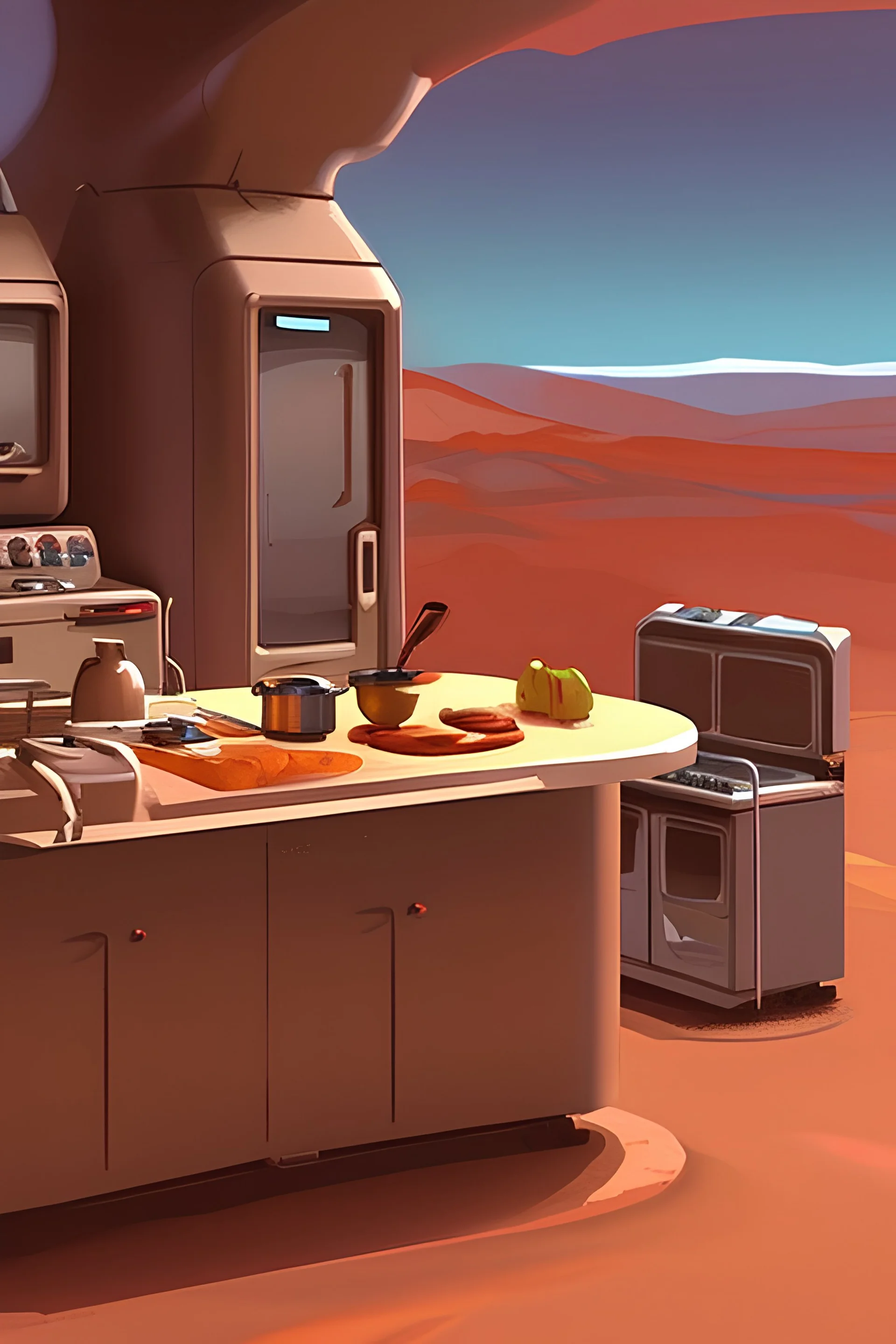 "Kitchen on Mars" | Gallery | Stablecog