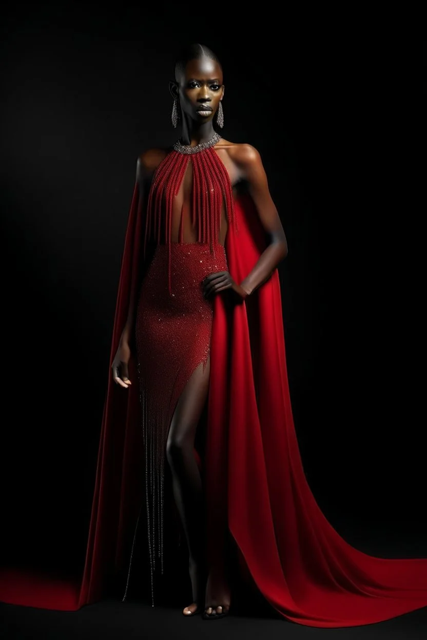 "A chic and modern gown featuring a form-..." | @ess on Stablecog