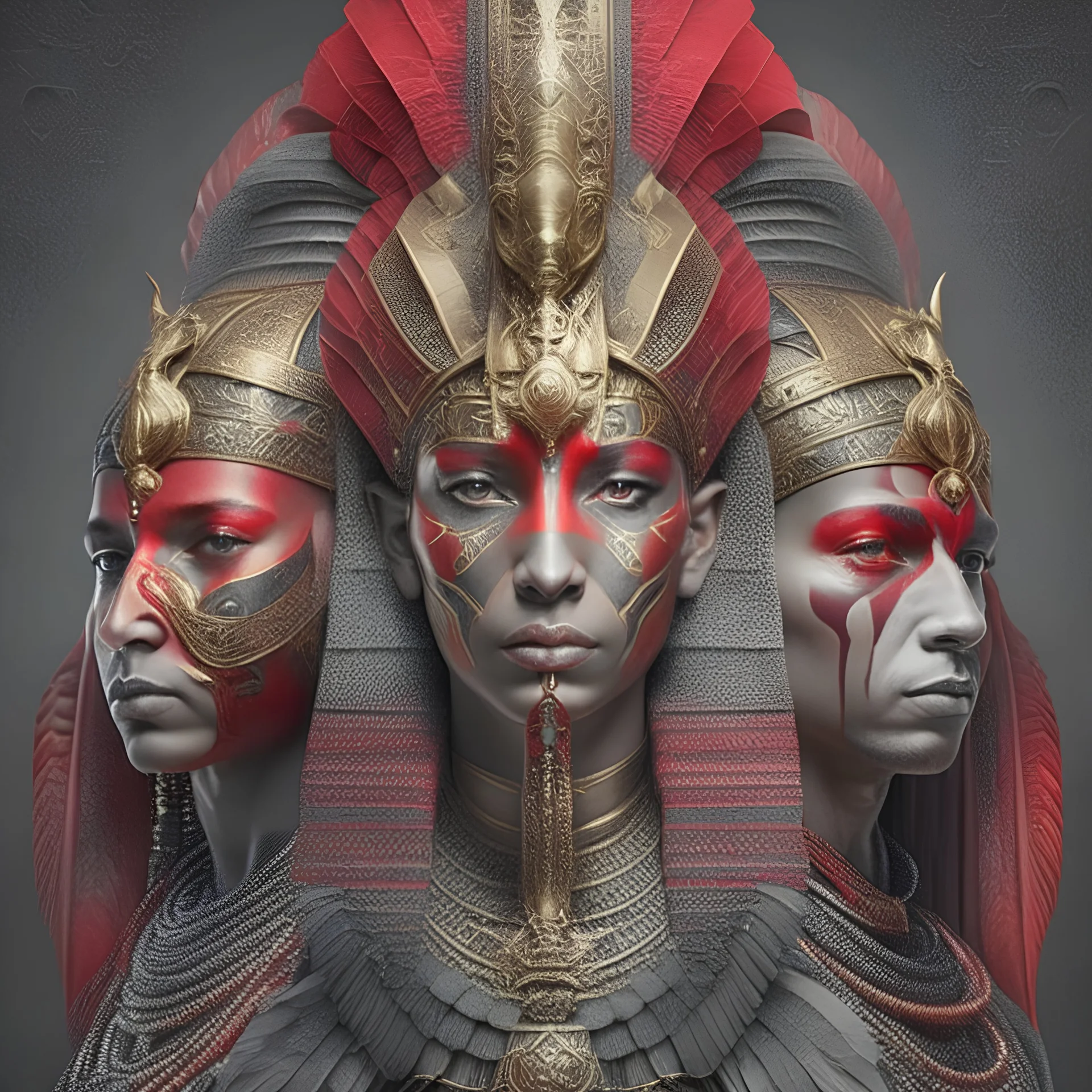 "Ra, Osiris and Horus three heads in o..." | Gallery | Stablecog