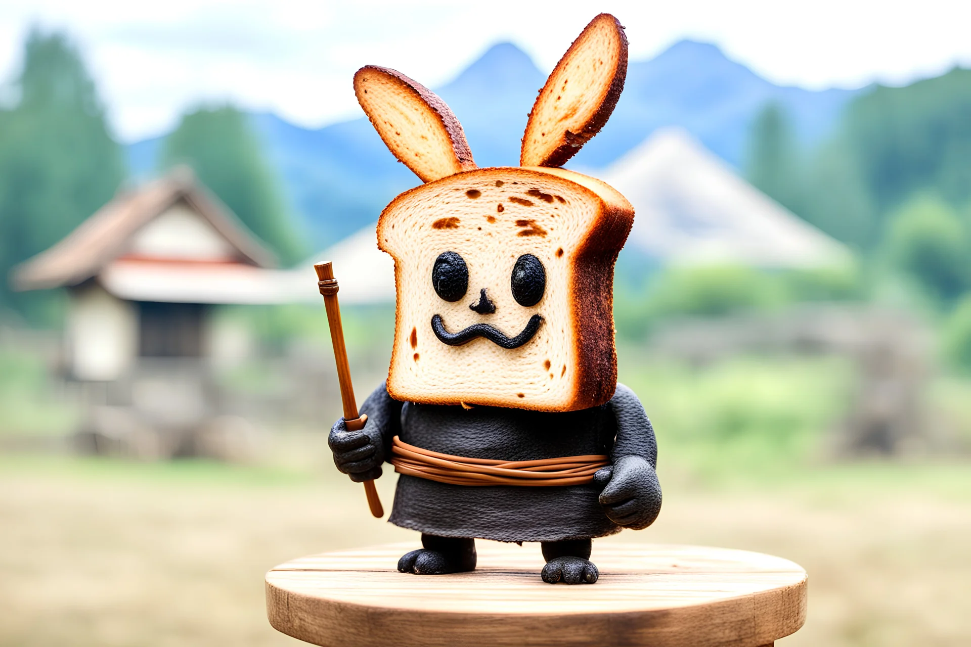 "Portrait of an anthropomorphic burnt toa..." | Gallery | Stablecog