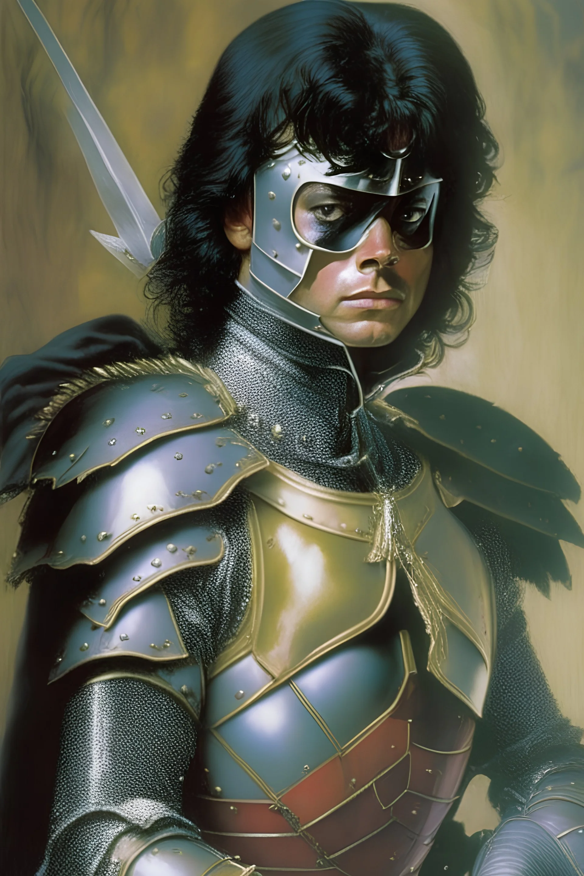 "michael jackson with medieval armour by ..." | Gallery | Stablecog