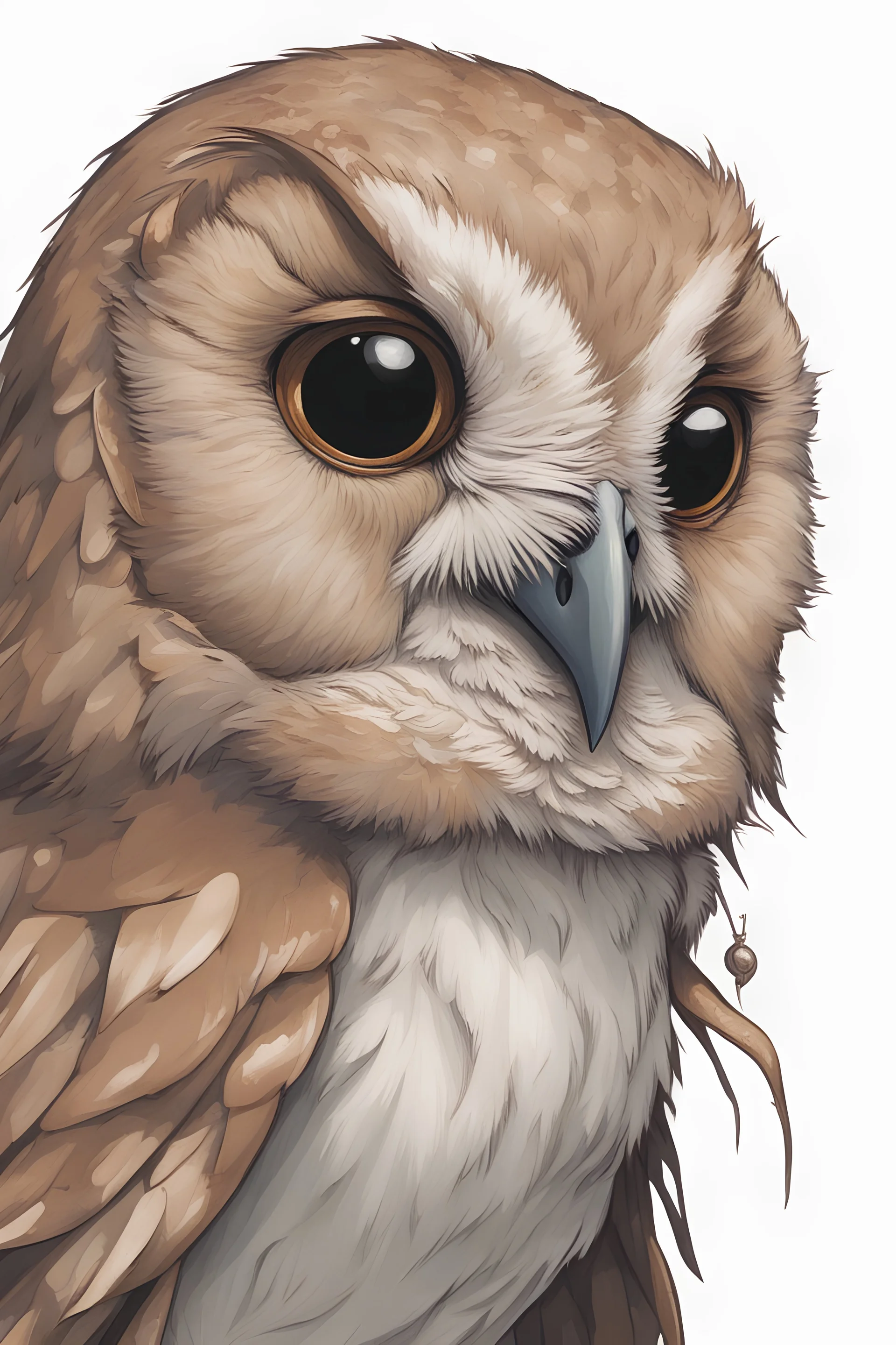 "Portrait of a Tawny owl Warlock from ..." | Gallery | Stablecog