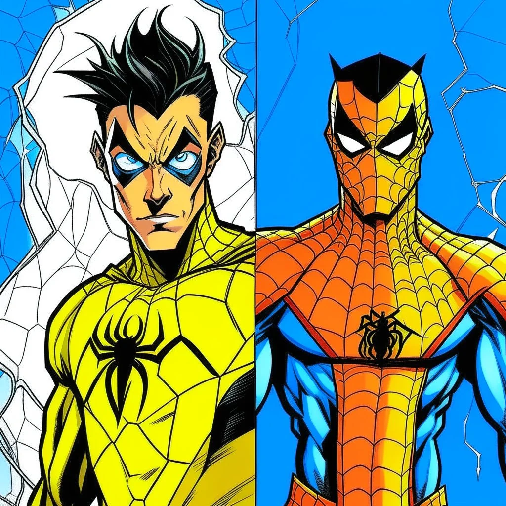 "Invincible mixed with Spider-man." | @felixanyone on Stablecog