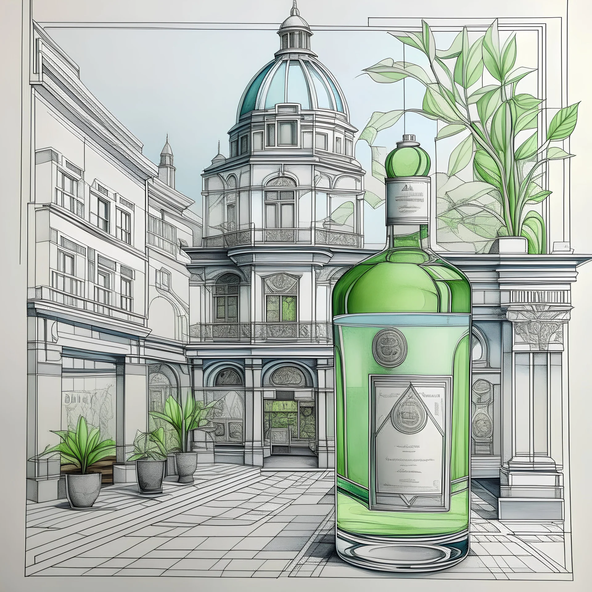 "gin lover and architecture drawings" | Gallery | Stablecog