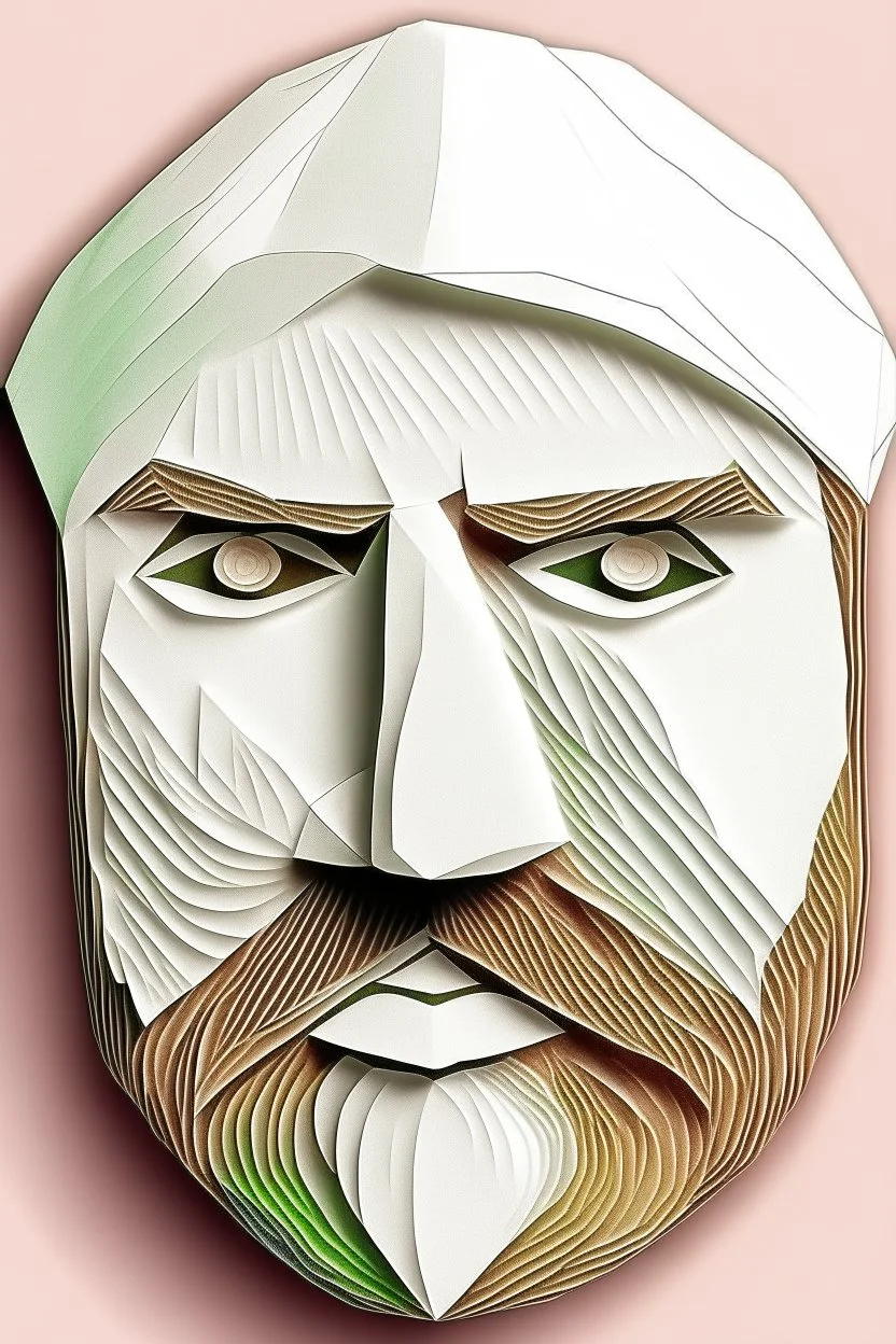 "face made out of paper inspired by cute ..." | @Baba on Stablecog