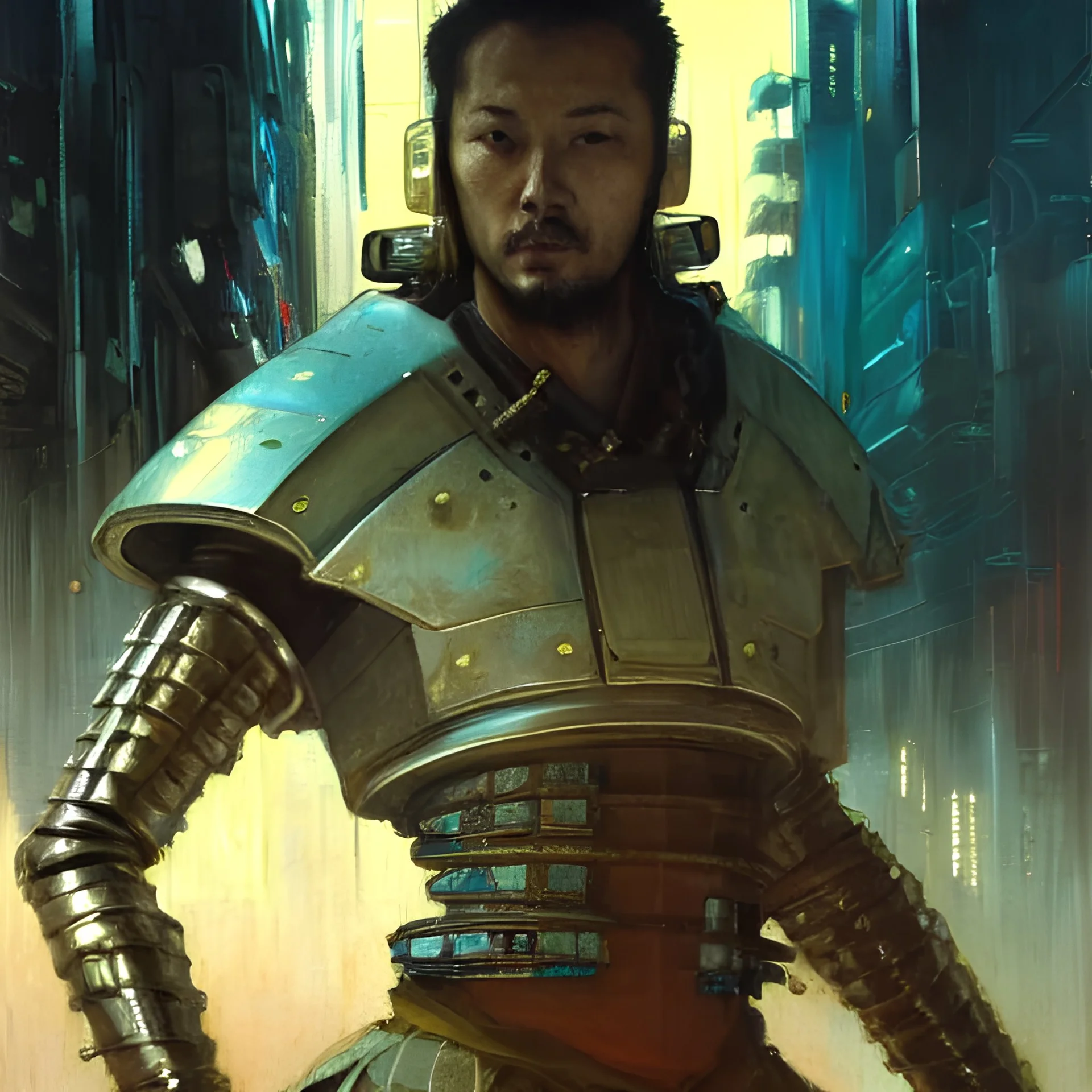 "portrait full body samurai cyberpunk ..." | Gallery | Stablecog