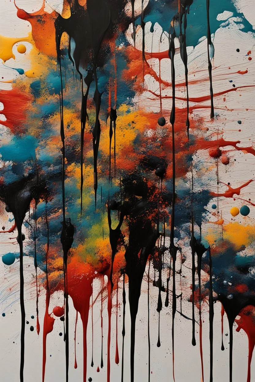 "Drip painting exploration, Controlled dr..." | Gallery | Stablecog