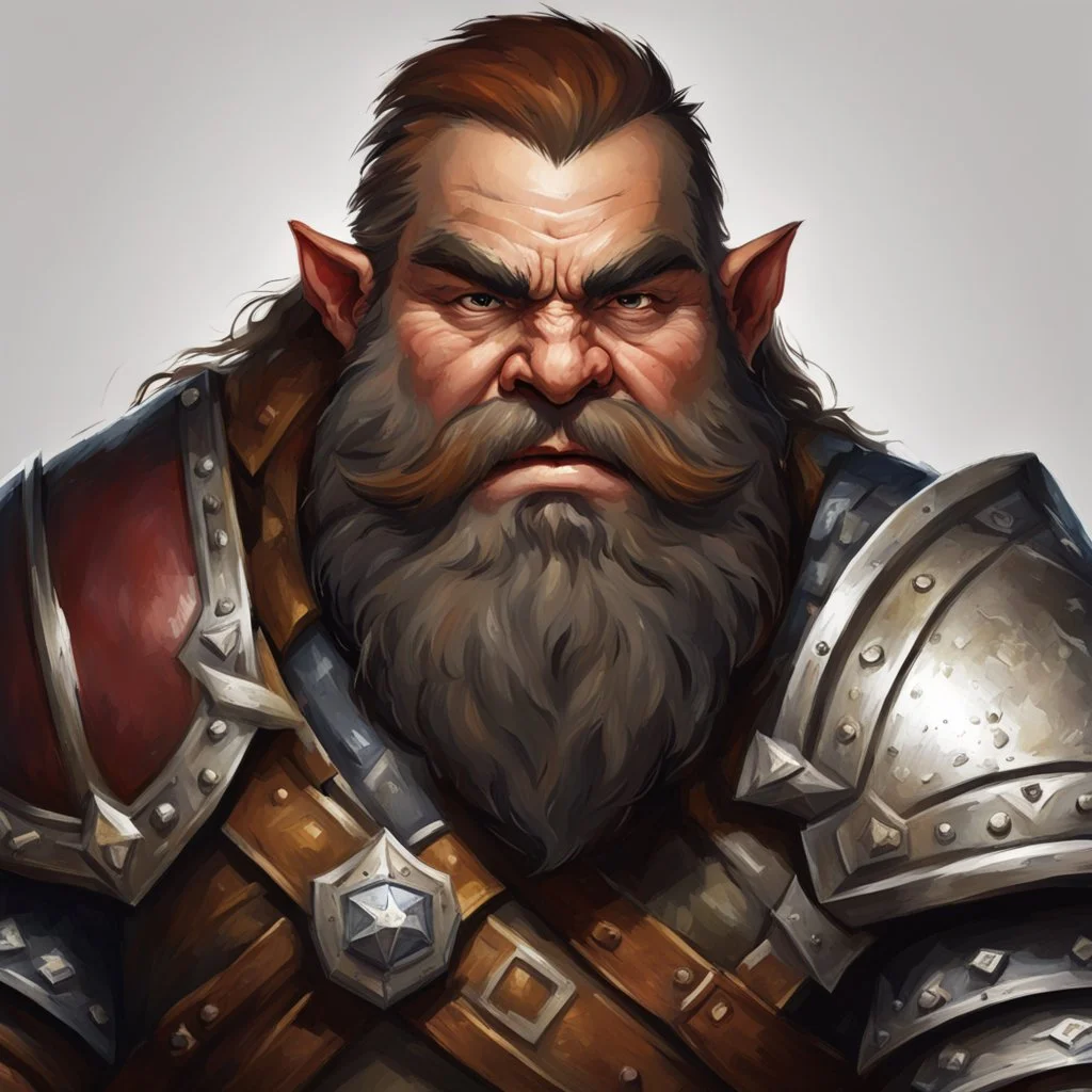 Dnd, portrait of dwarf with shield | Gallery