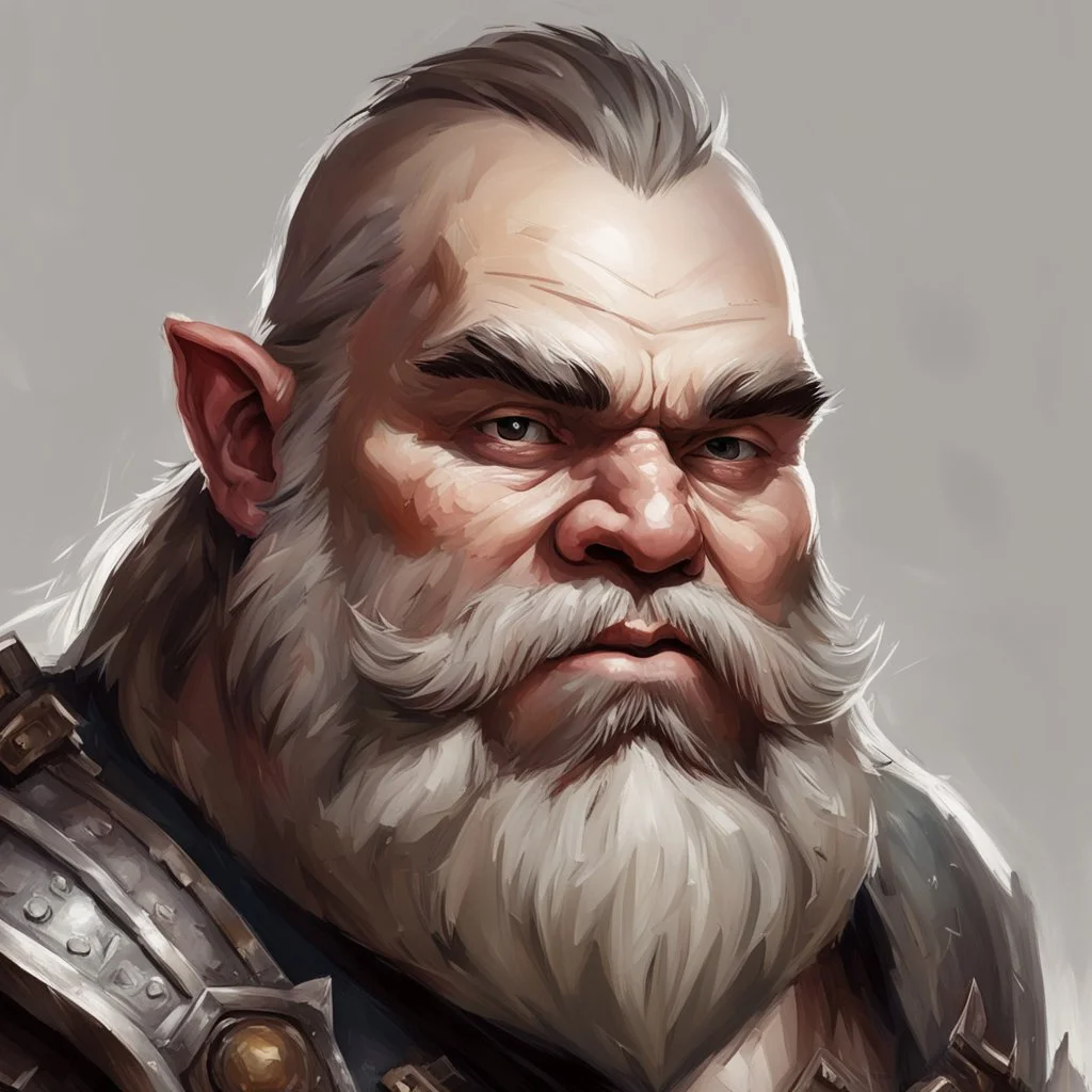 "dnd, portrait of dwarf with pale skin" | @pilotd on Stablecog