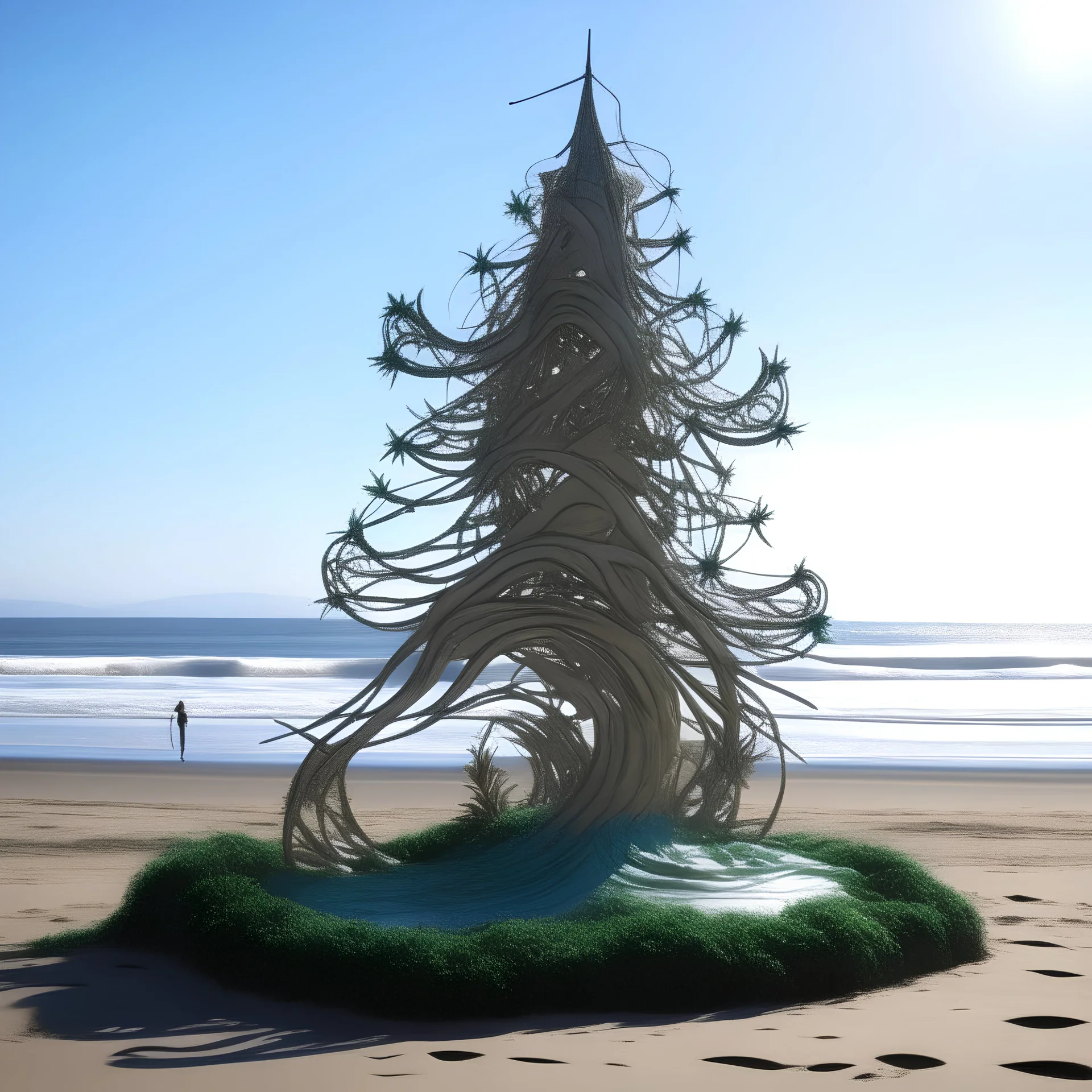 "A Christmas tree in the style of moebius..." | Gallery | Stablecog