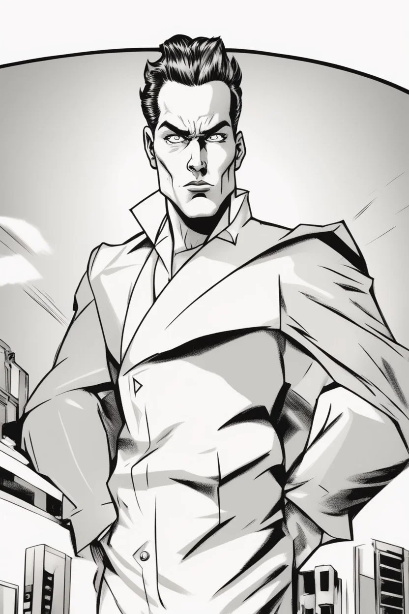 "deranged young man with slicked back hai..." | @LoremIpsum on Stablecog