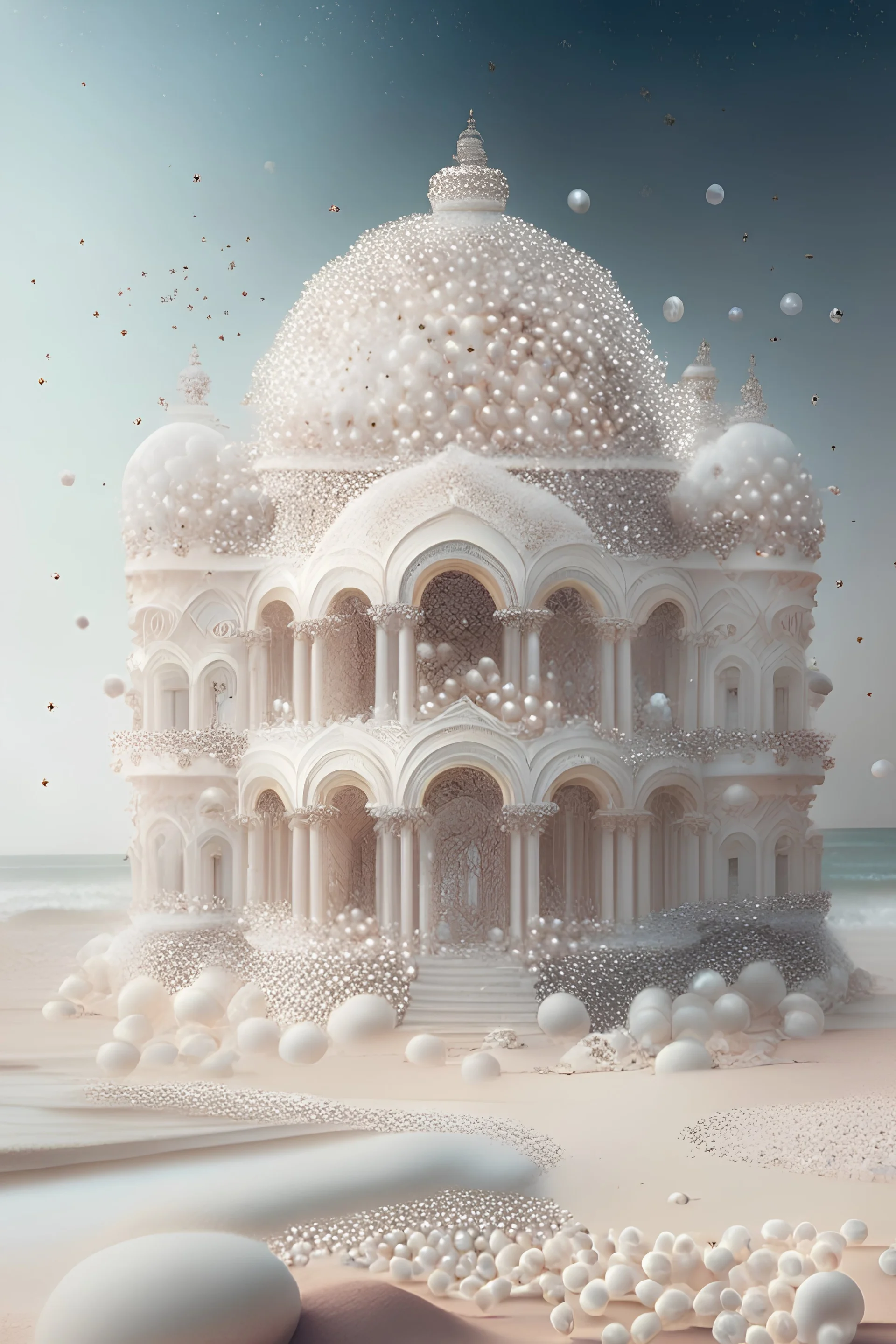 "A palace of pearls surrounded by a beach..." | Gallery | Stablecog