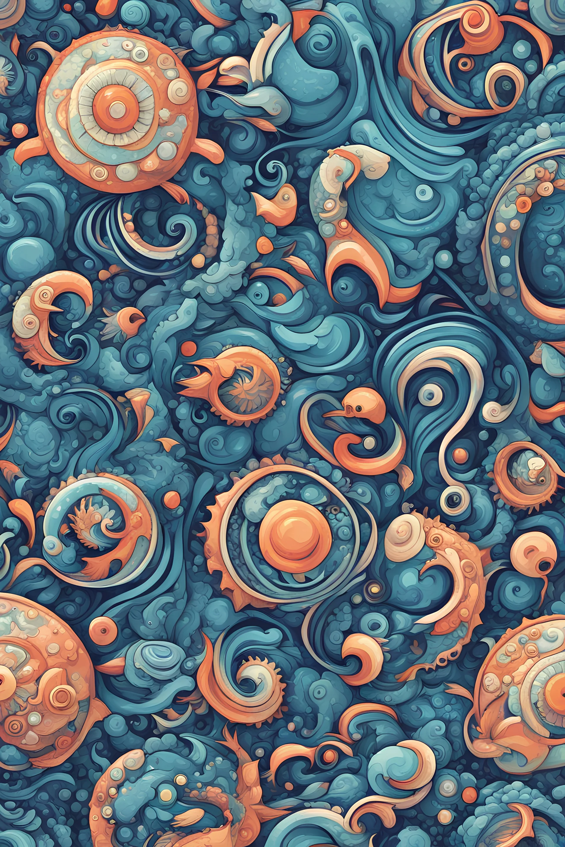 "marine thing abstract design" | Gallery | Stablecog