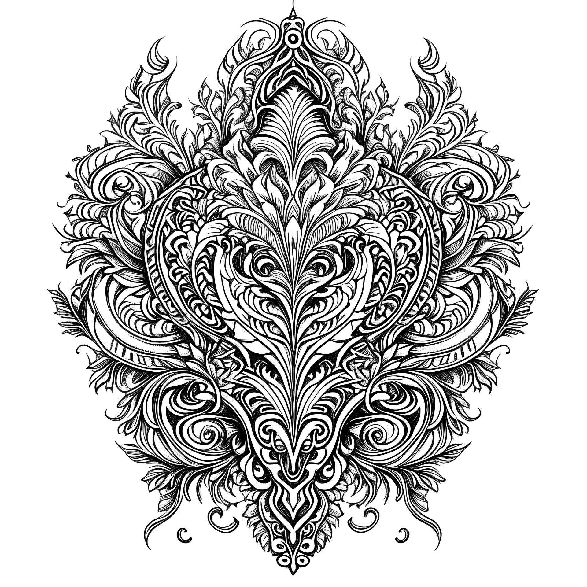 "Damascus, engraved design, Tattoo Des..." | Gallery | Stablecog