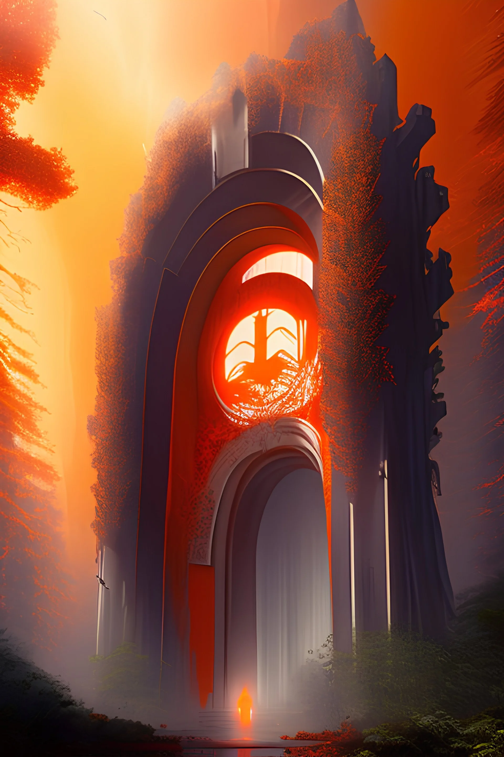 "Apocalyptic urban setting with a huge..." | Gallery | Stablecog
