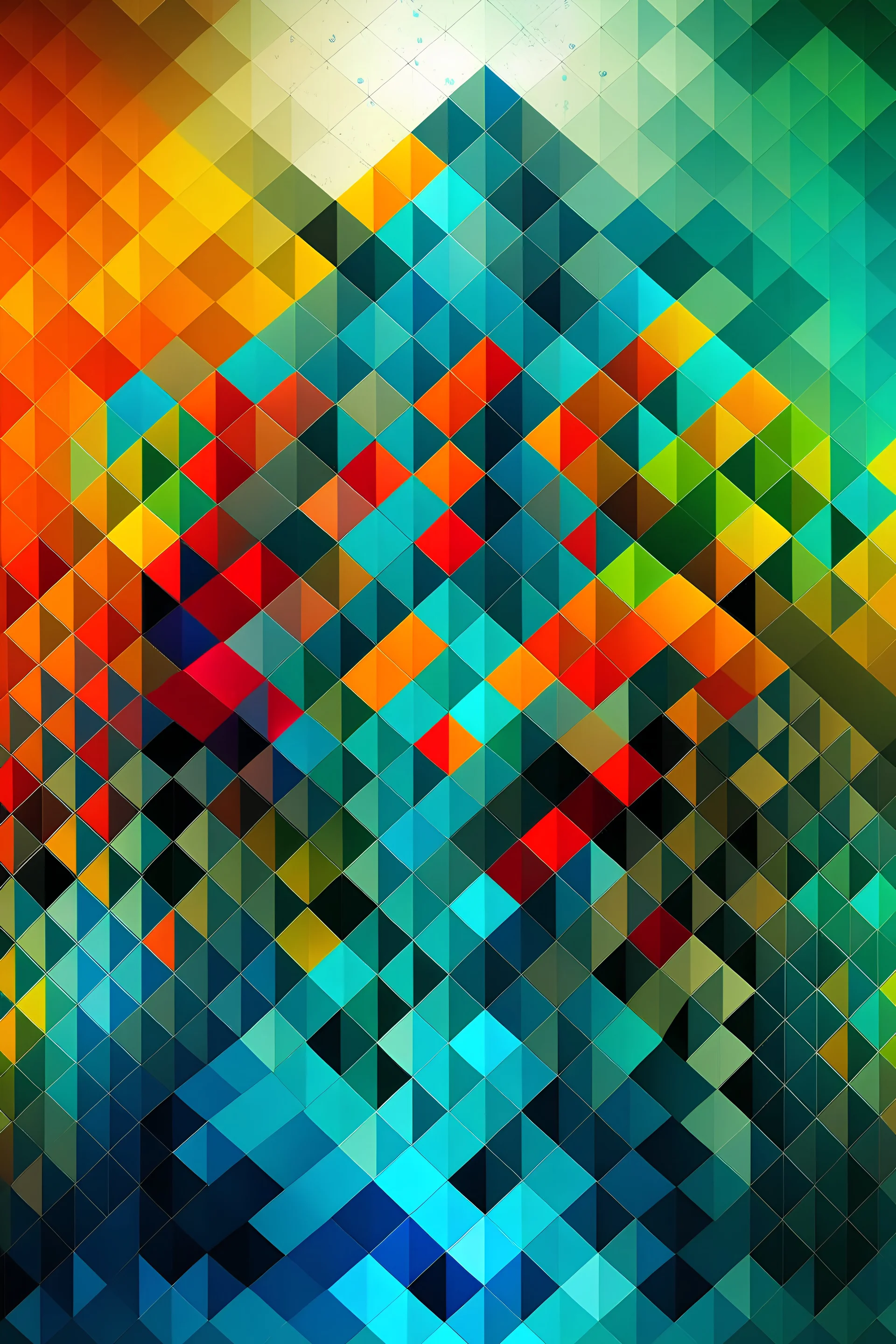 "generate triangle art" | Gallery | Stablecog