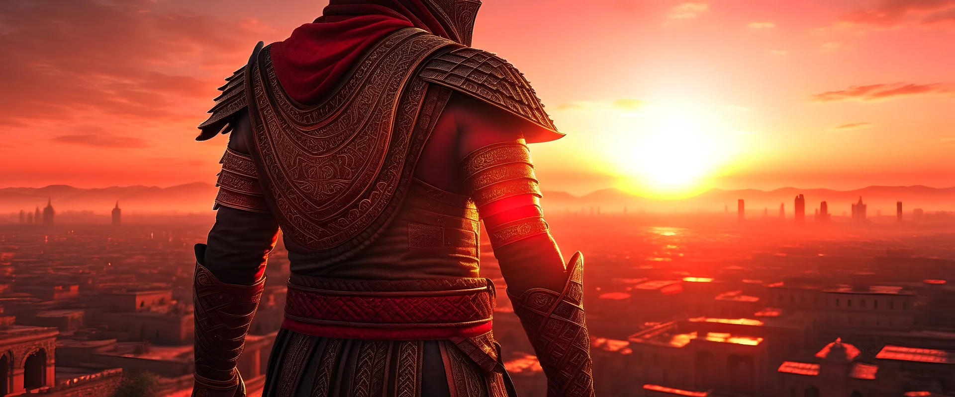 "(Image: a Arabic strong fighter in ar..." | Gallery | Stablecog