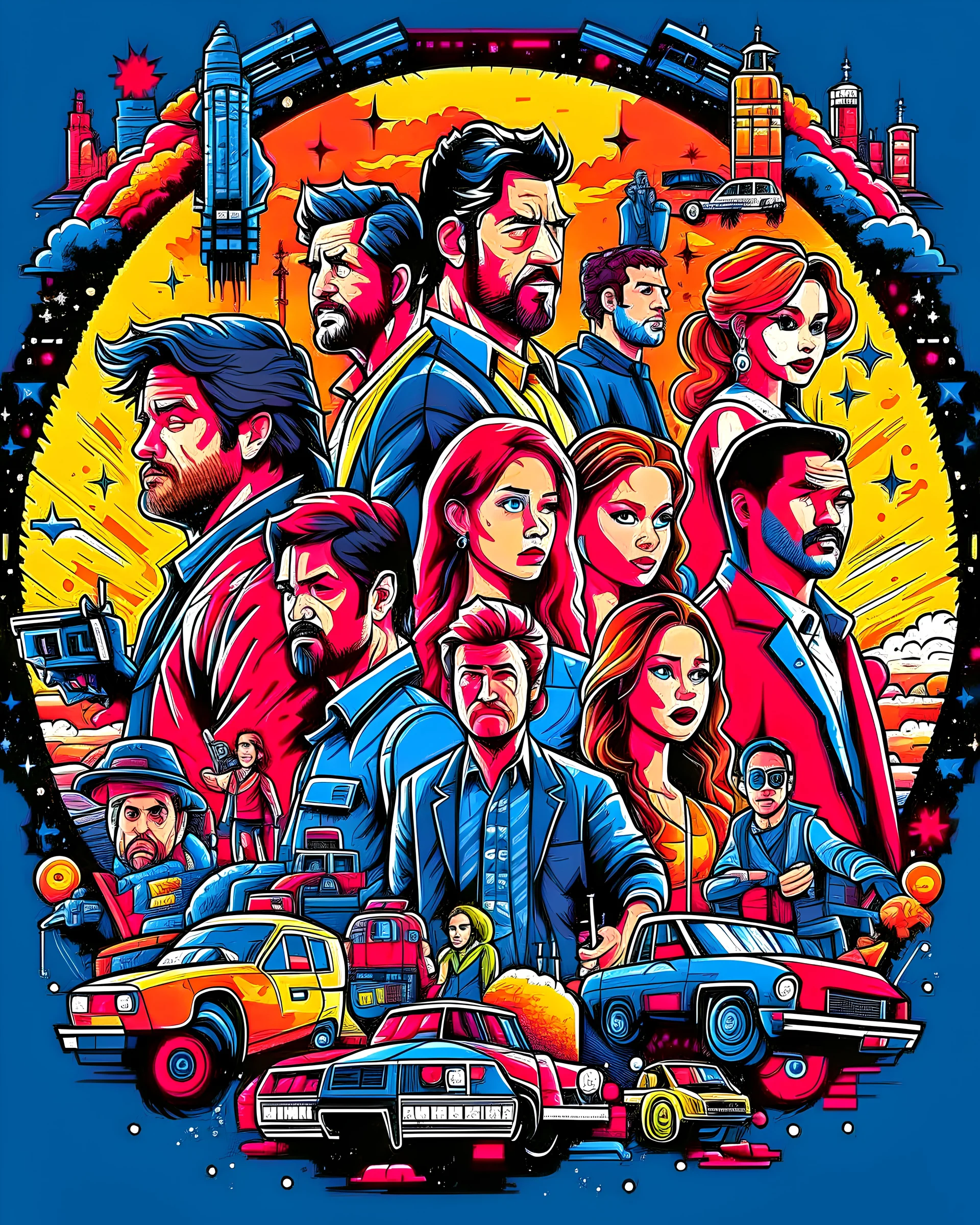 "Combine iconic elements from differen..." | Gallery | Stablecog