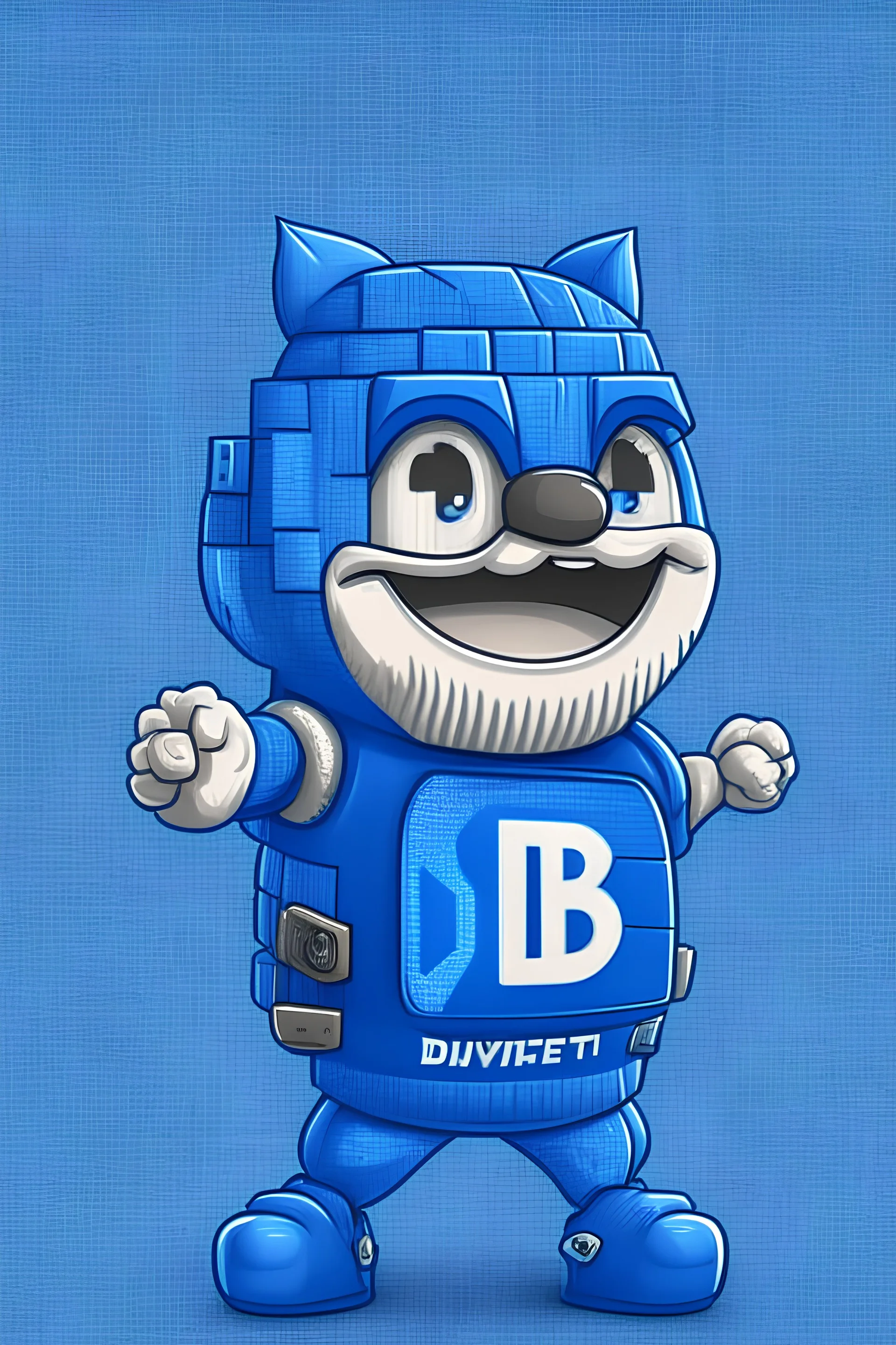 "Create a mascot of the DigiByte block..." | Gallery | Stablecog