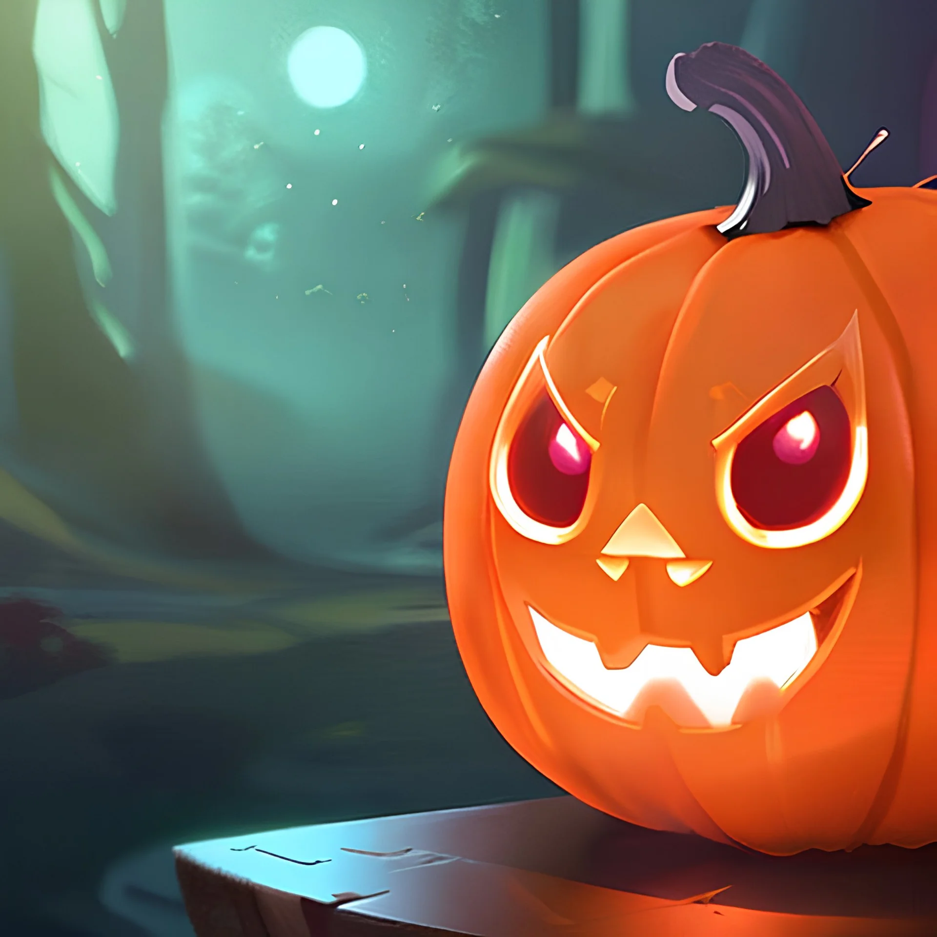 "a cute pumpkin like creature with hap..." | Gallery | Stablecog