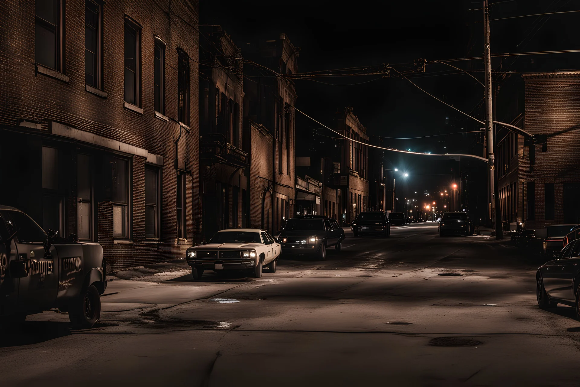 "Detroit streets at night, lighten by ..." | Gallery | Stablecog