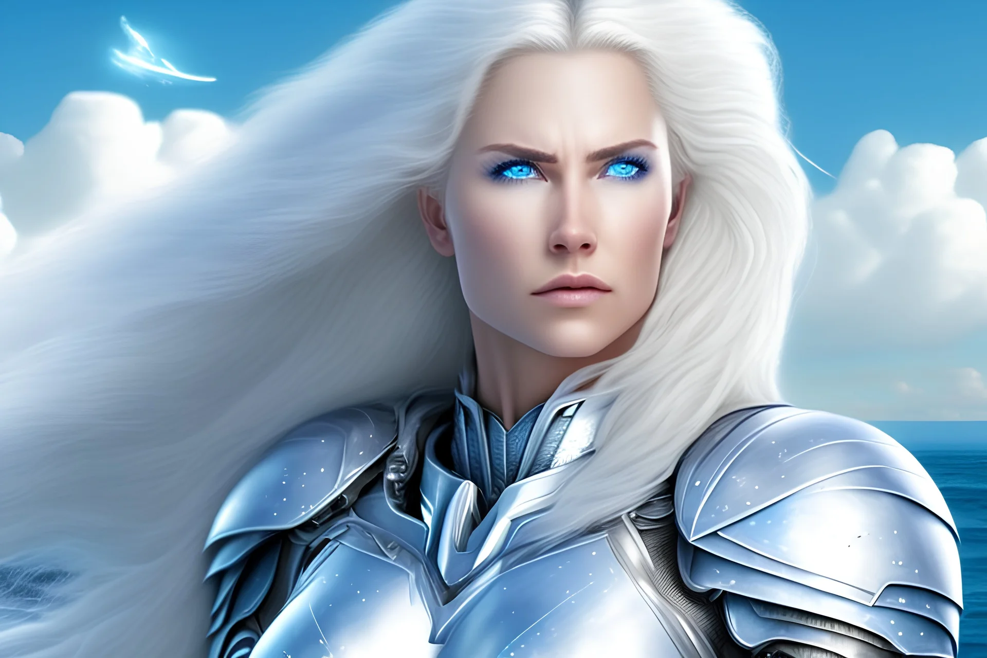 "handsome fantasy strong woman face, w..." | Gallery | Stablecog
