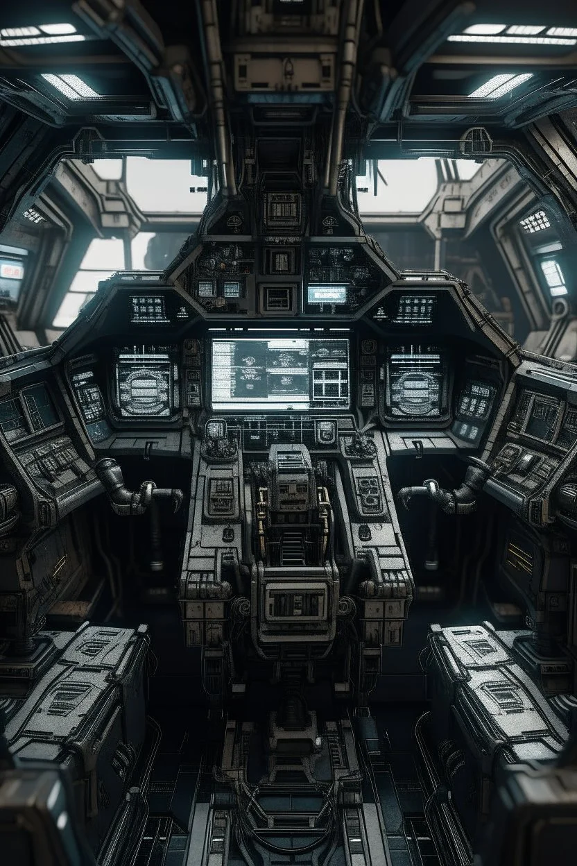 A mecha cockpit from the inside | Gallery