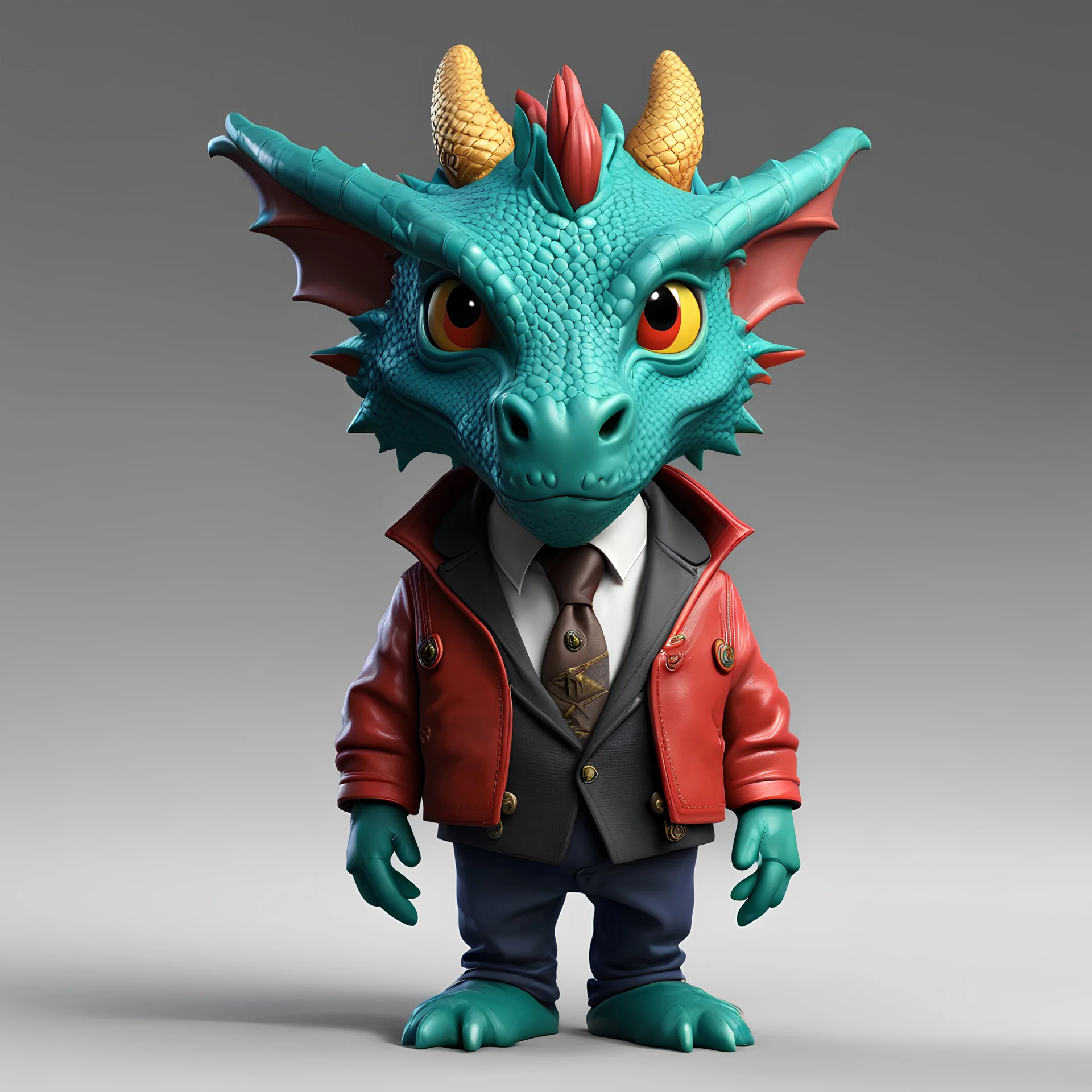 "Dragon in a jacket, character, detail..." | Gallery | Stablecog