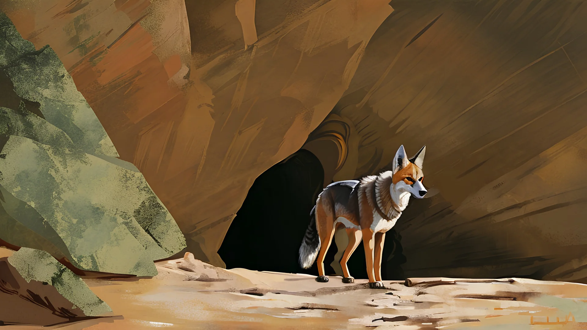 "jackal is in a cave" | Gallery | Stablecog