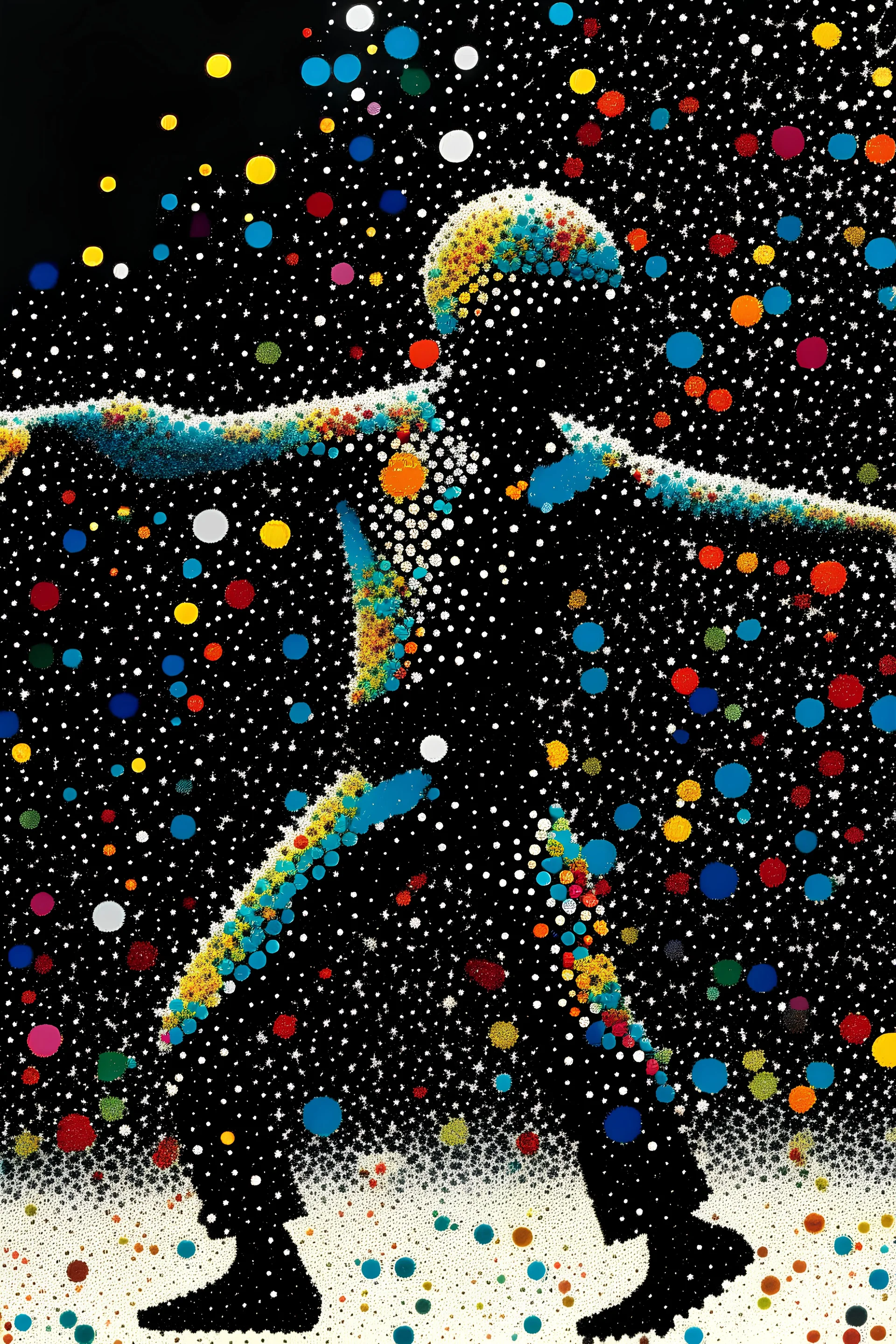 "ABSTRACT DOTS DANCING STYLE OF HIROKU..." | Gallery | Stablecog