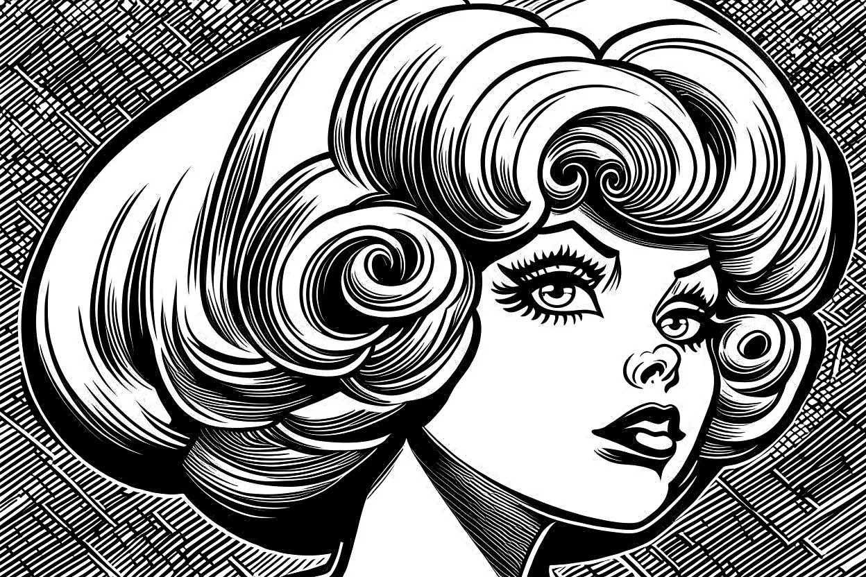 Bombastic bon vivant big bold backcombed blond bou... | Gallery