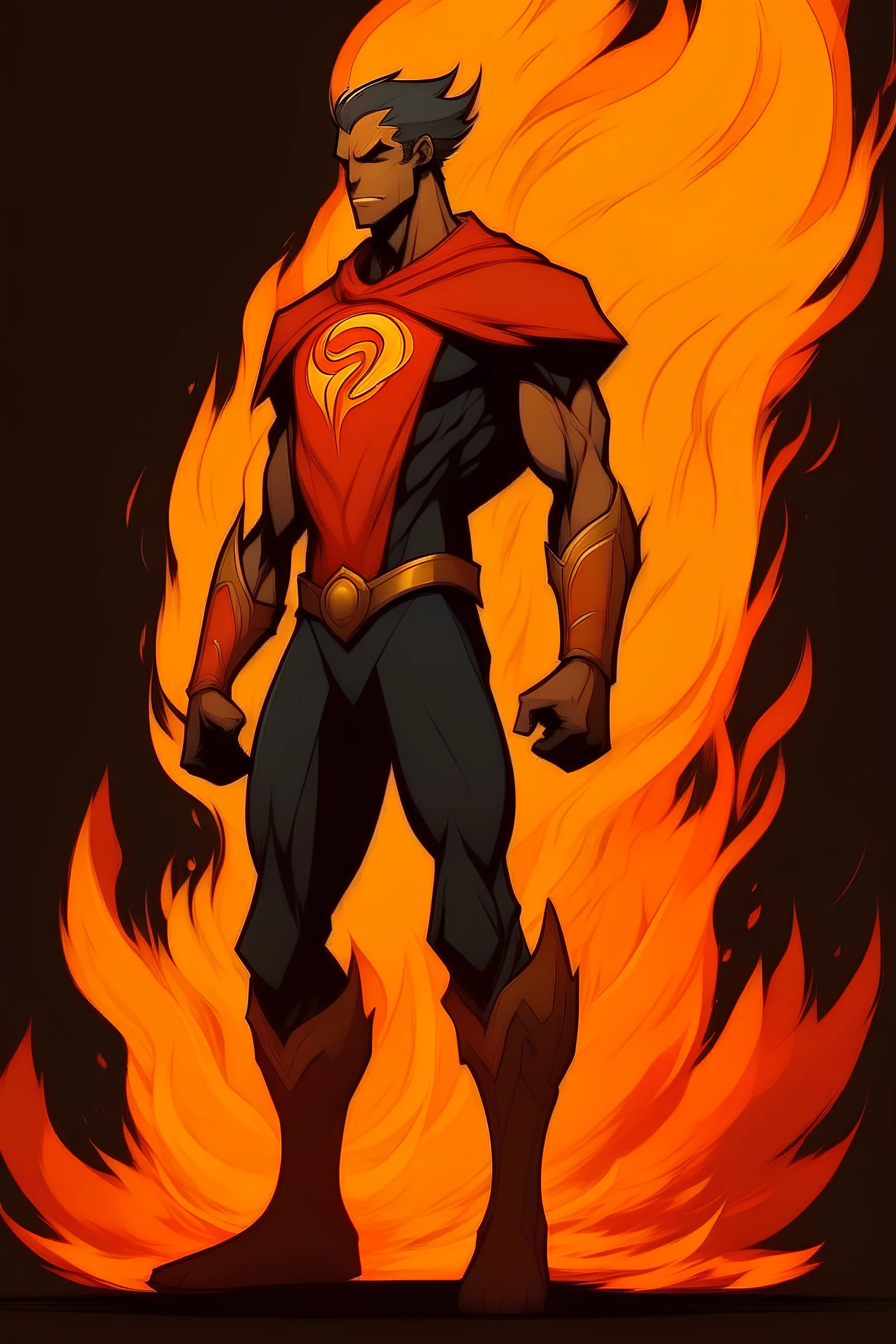 "A hero called flame" | Gallery | Stablecog