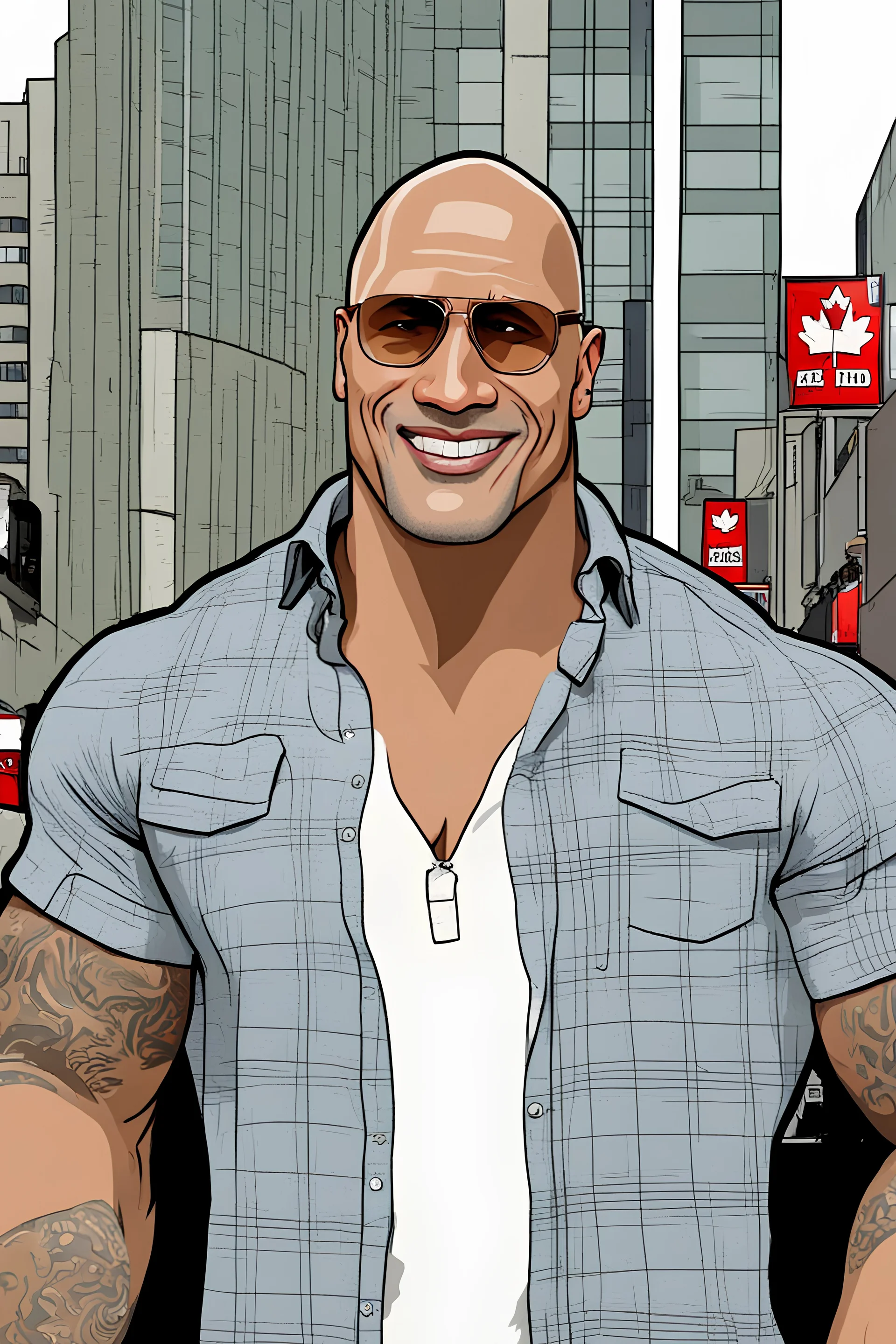 "Dwayne Johnson American-Canadian acto..." | Gallery | Stablecog
