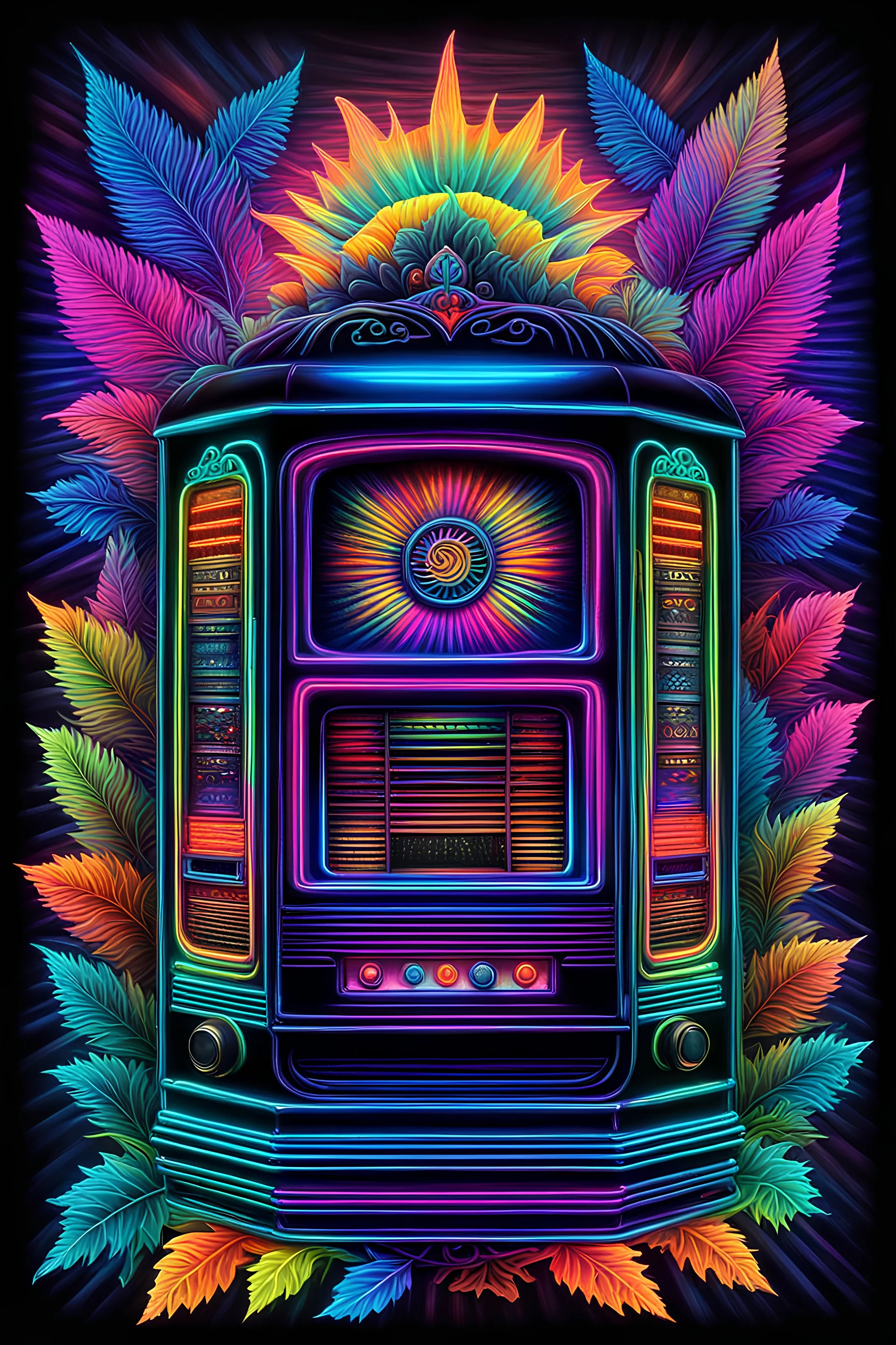 "80's jukebox, 3D embossed textured et..." | Gallery | Stablecog