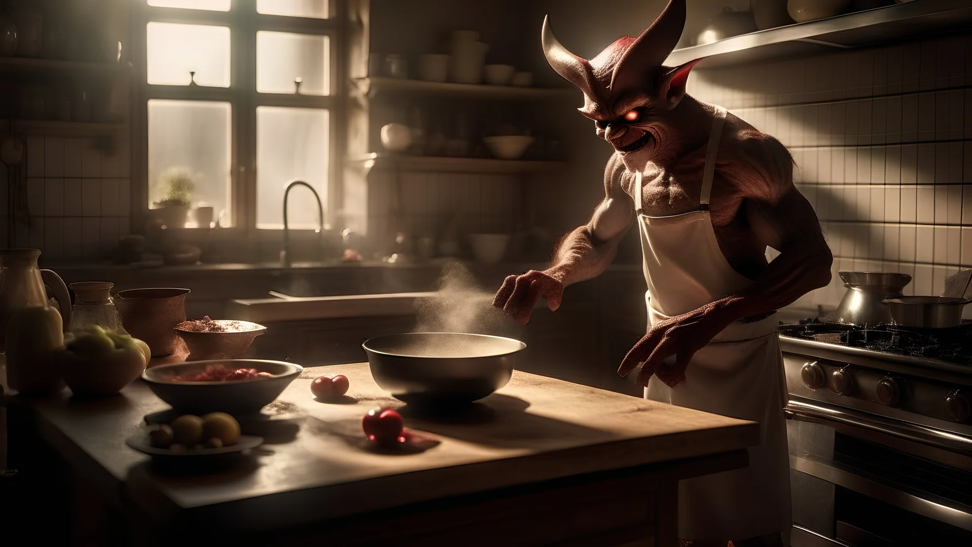 "intimidating and very scary demon bak..." | Gallery | Stablecog
